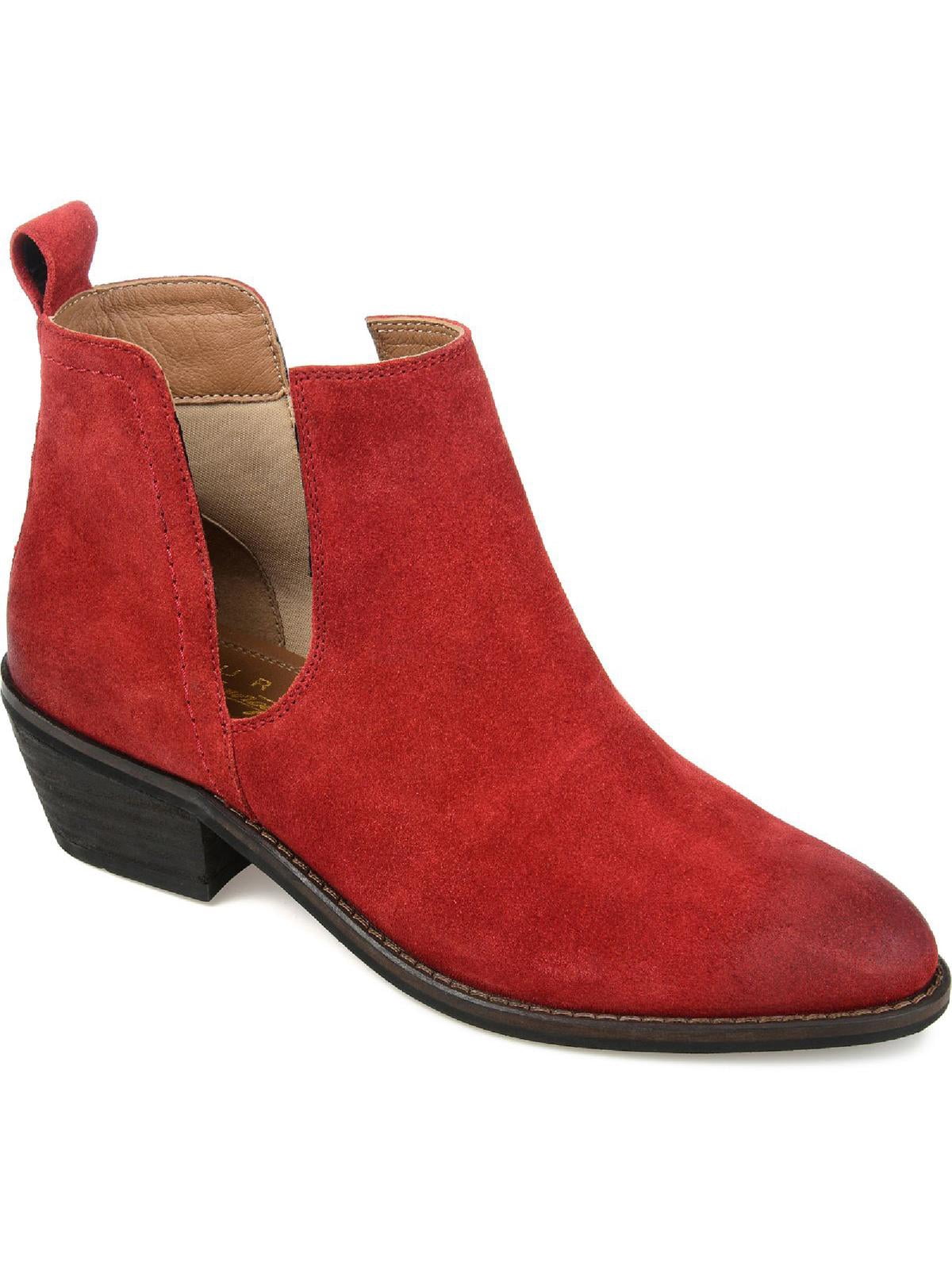 Journee Signature Womens Brigitte Suede Dressy Booties - Walmart.com