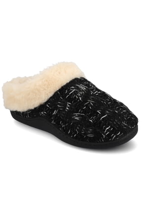 Knit Cable Slippers