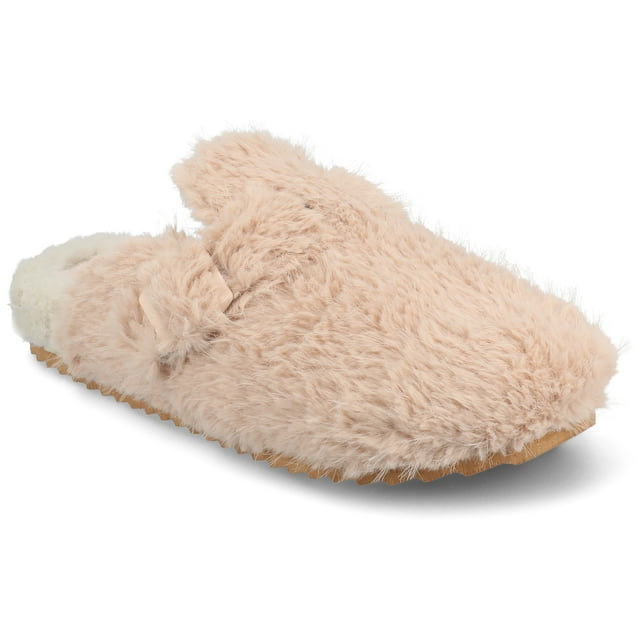 Journee Women's Ardenn Slip On Round Toe Scuff Slippers - Walmart.com