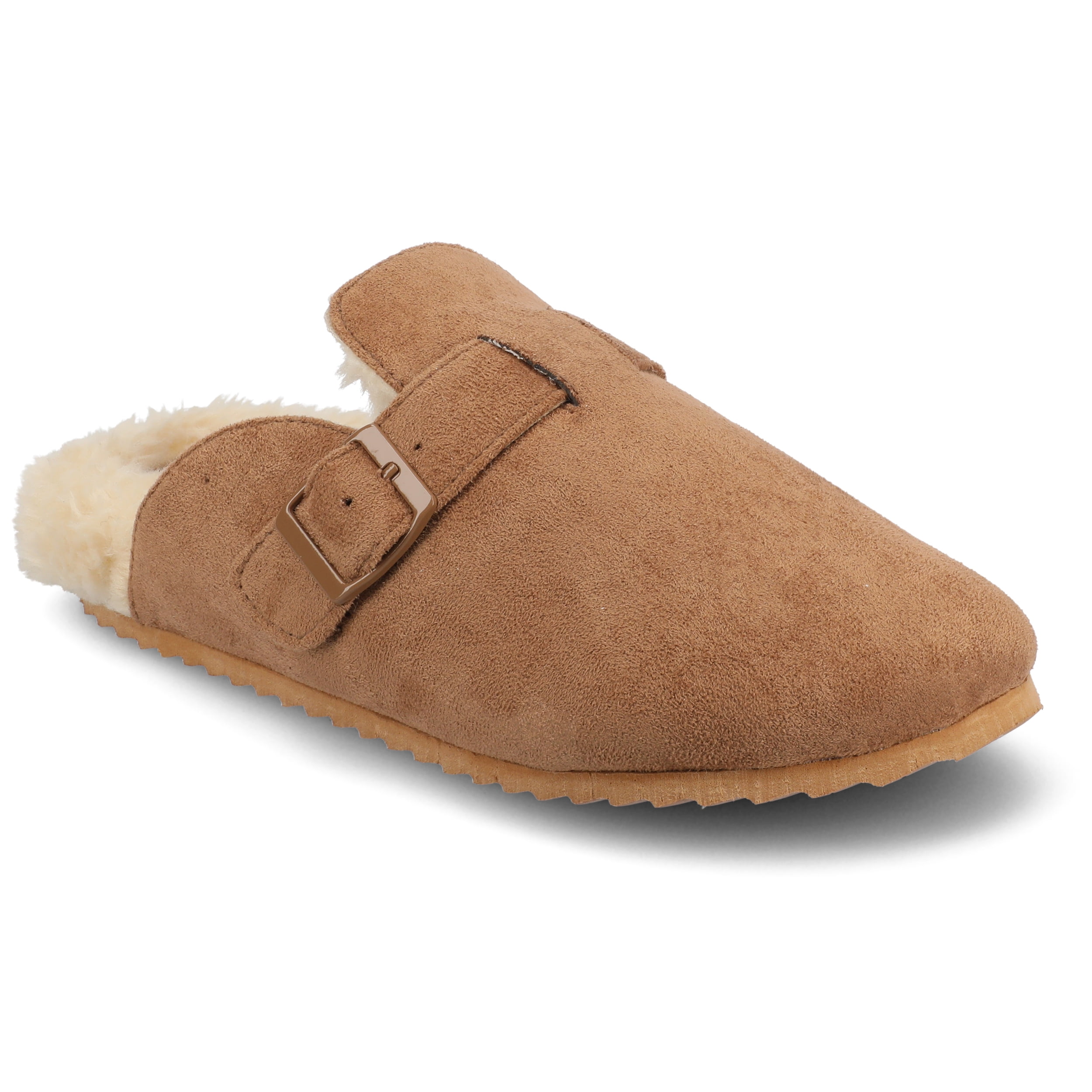 Journee Women's Ardenn Slip On Round Toe Scuff Slippers - Walmart.com