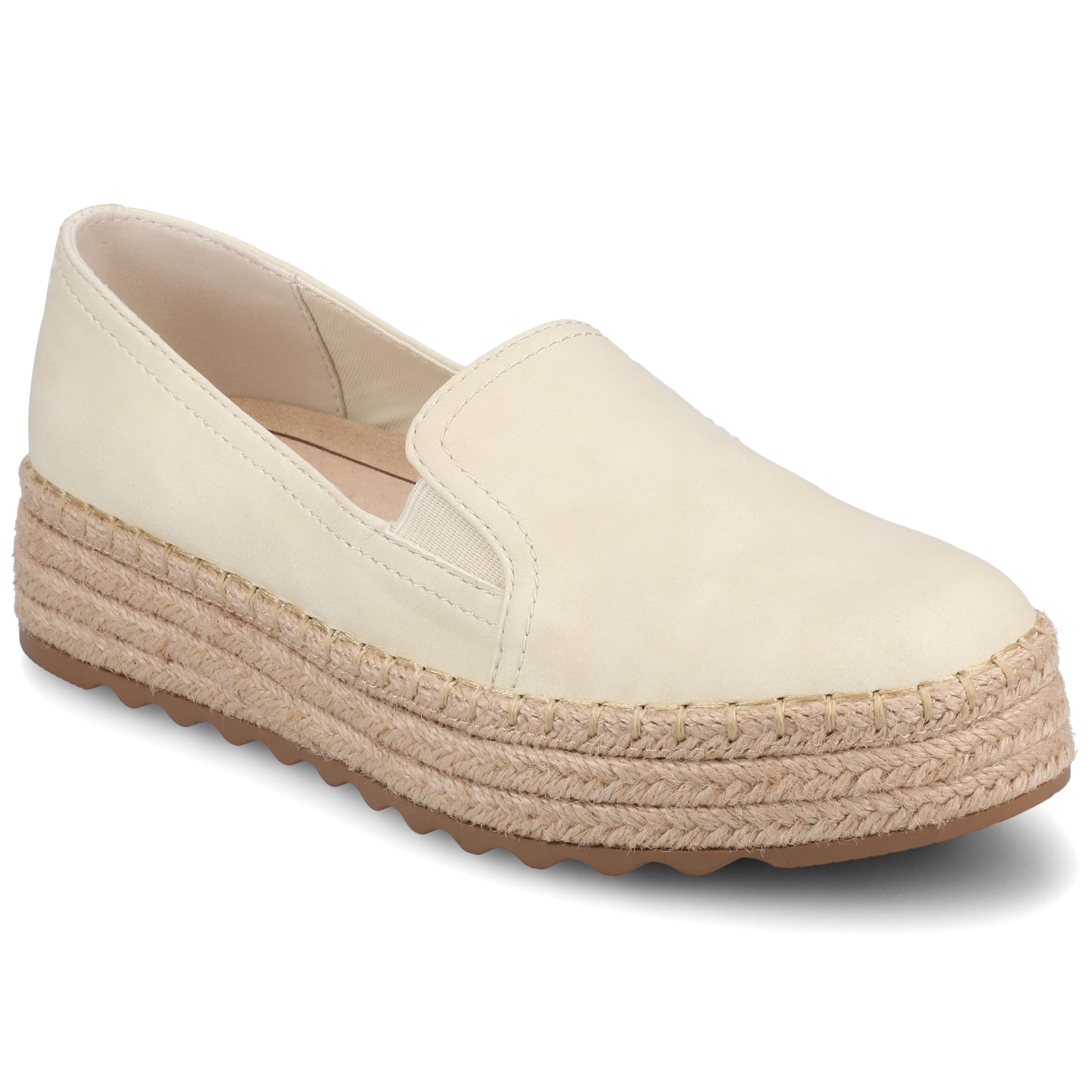 Journee Women's Catalina Slip On Round Toe Espadrilles - Walmart.com