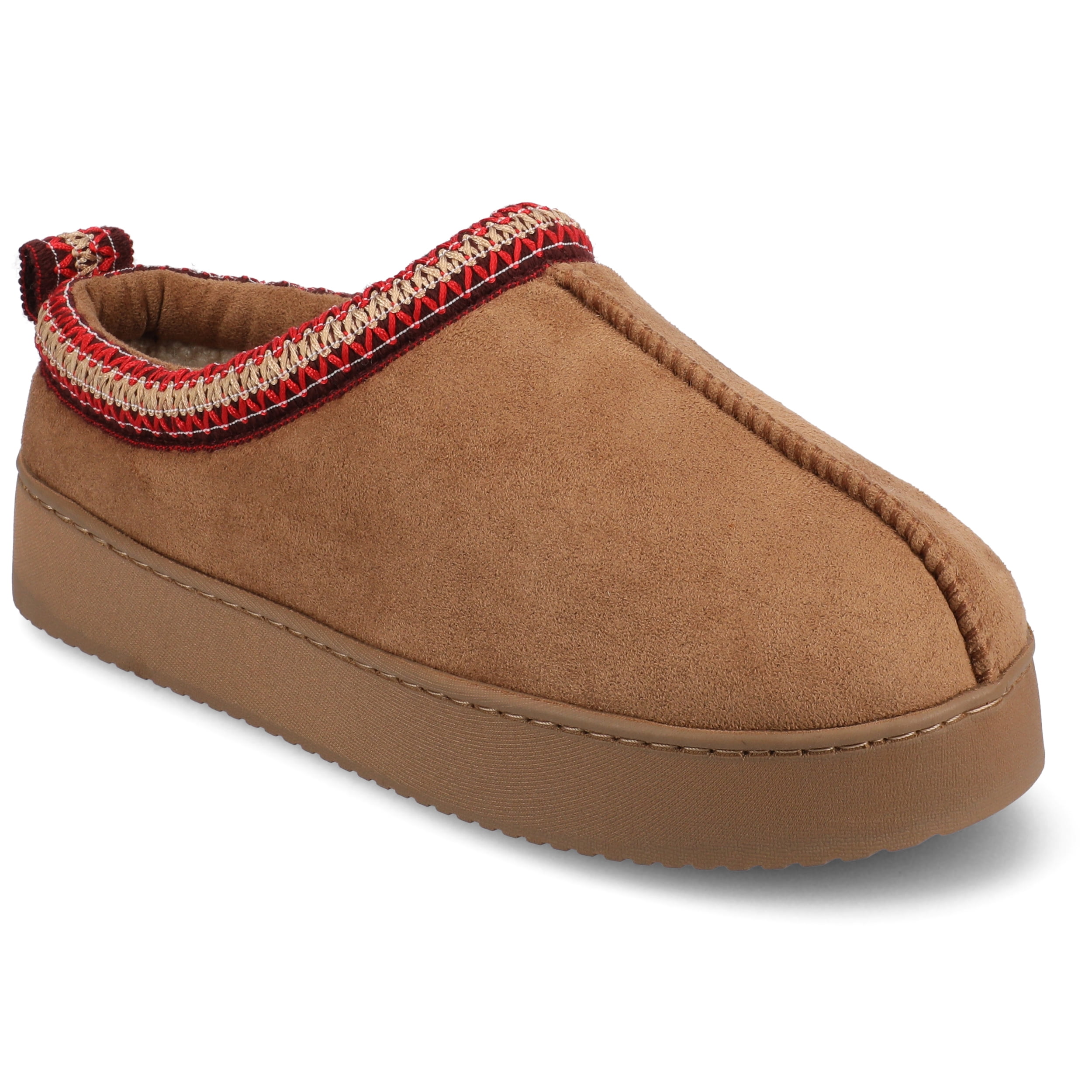 Journee Women's Connway Slip On Round Toe Cushioned Clog Slippers ...