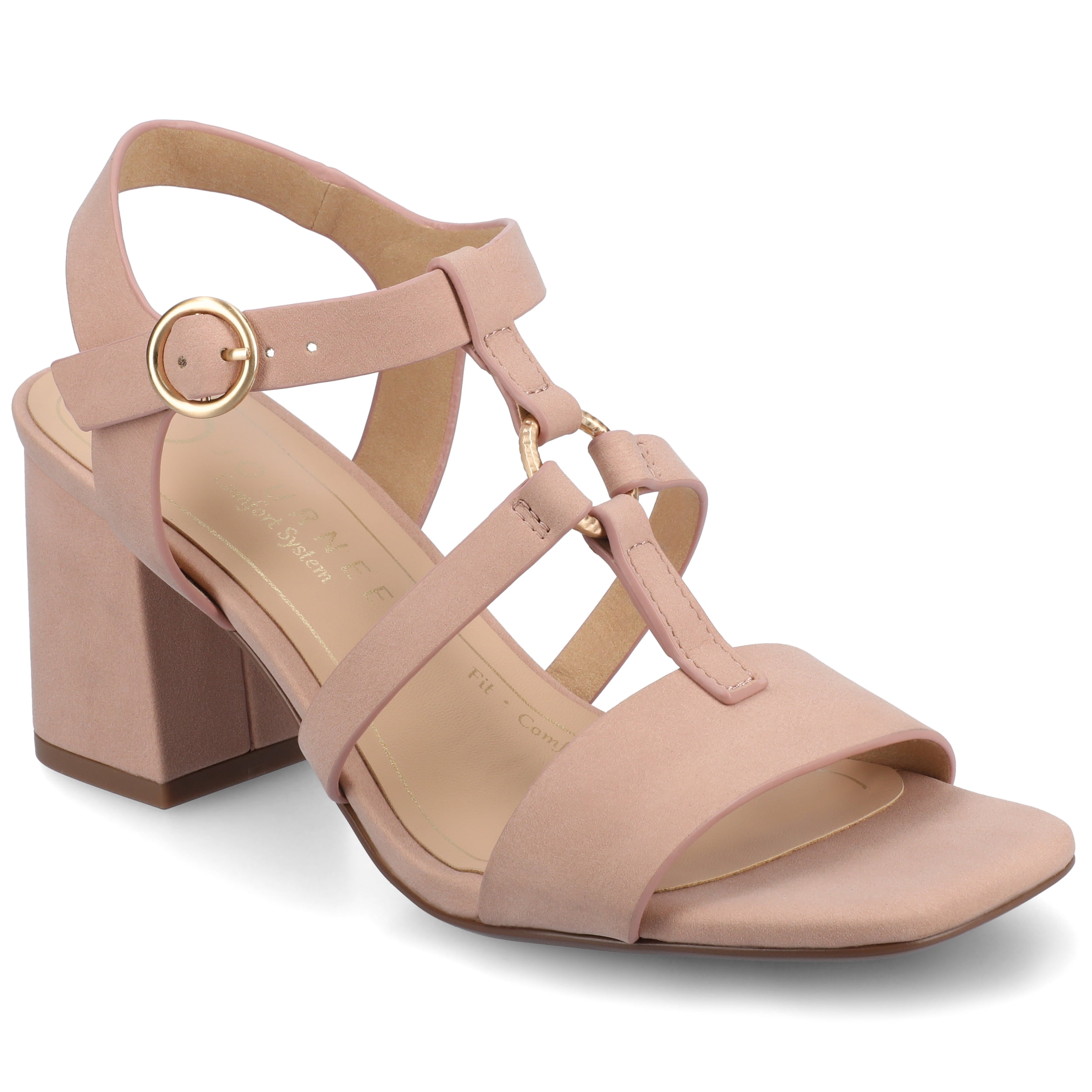 Journee Women's Merisol Open Toe Ankle Strap Sandals - Walmart.com