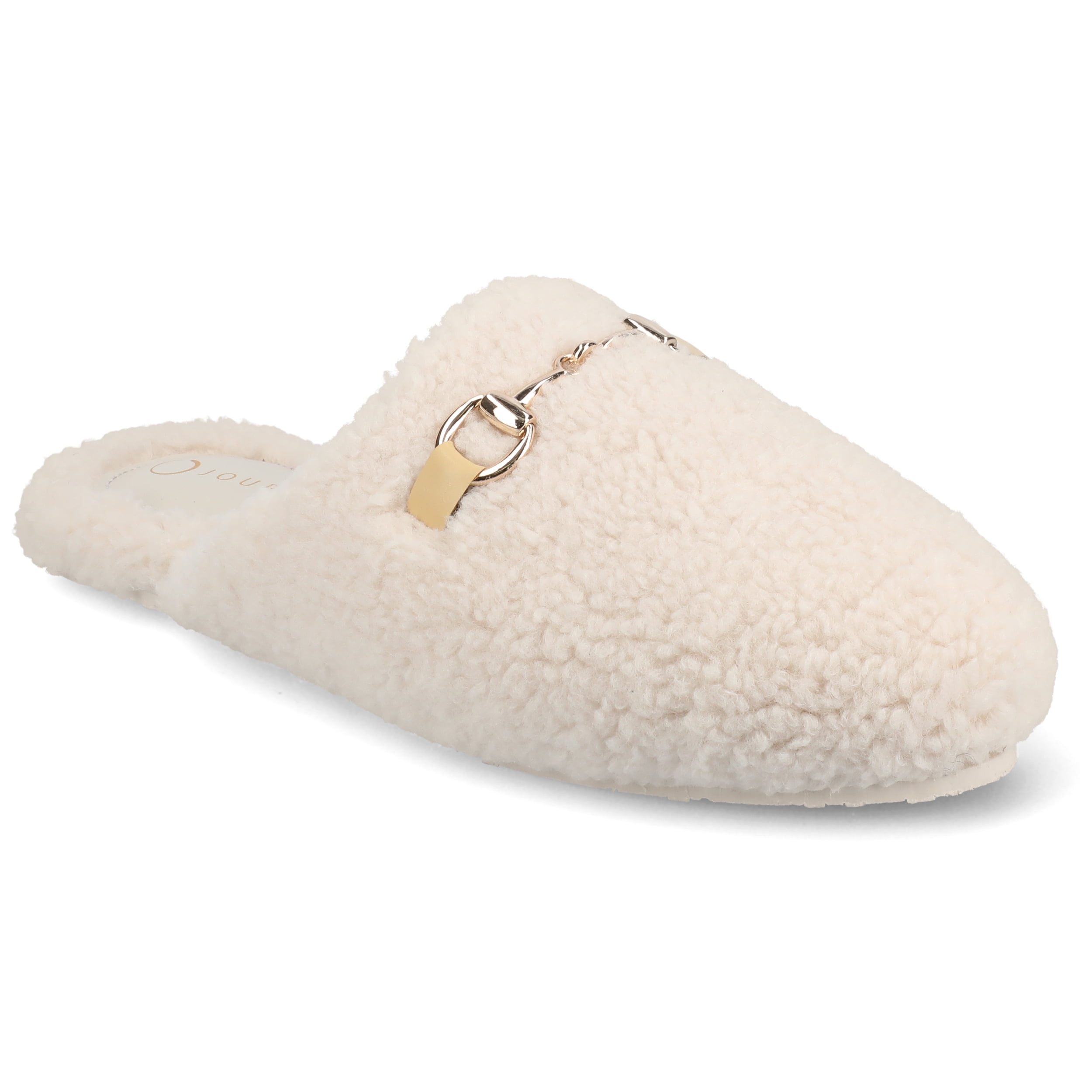 Journee Women's Monnroe Soft Plush Round Toe Cushioned Scuff Slippers ...