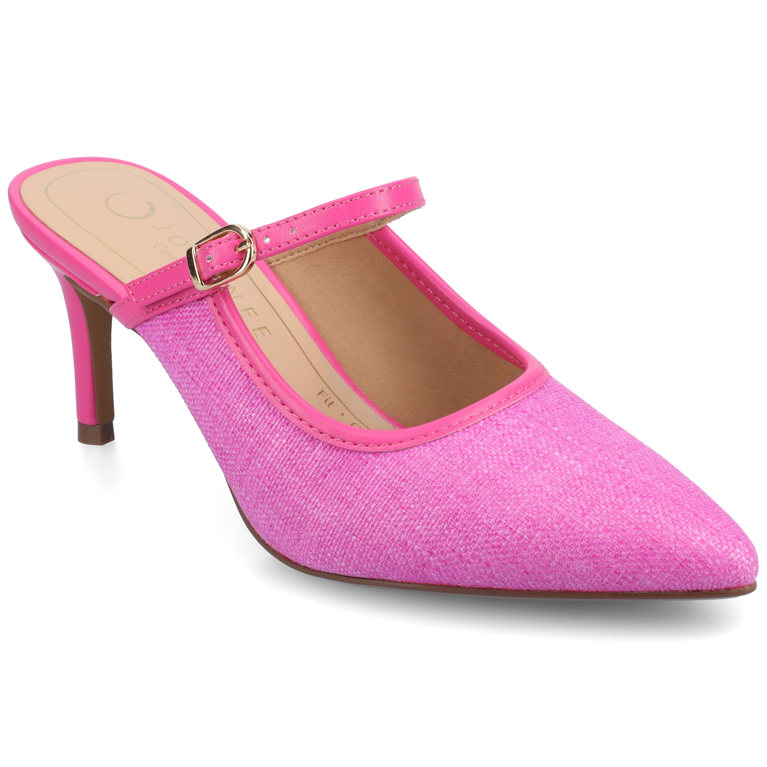 Journee Women's Tiffee Slip On Pointed Toe Heels - Walmart.com