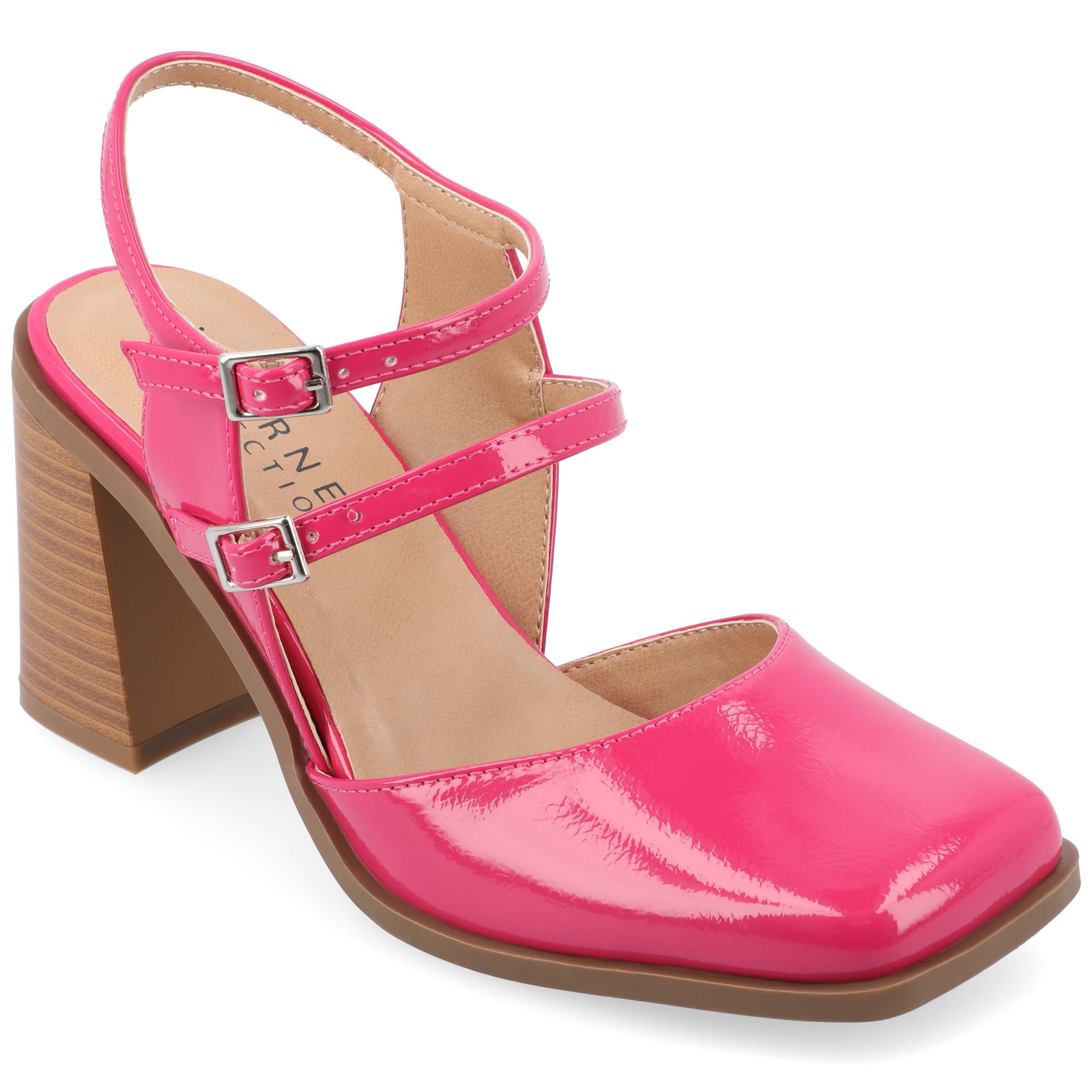 Journee Womens Caisey Double Strap Mary Jane Pumps - Walmart.com