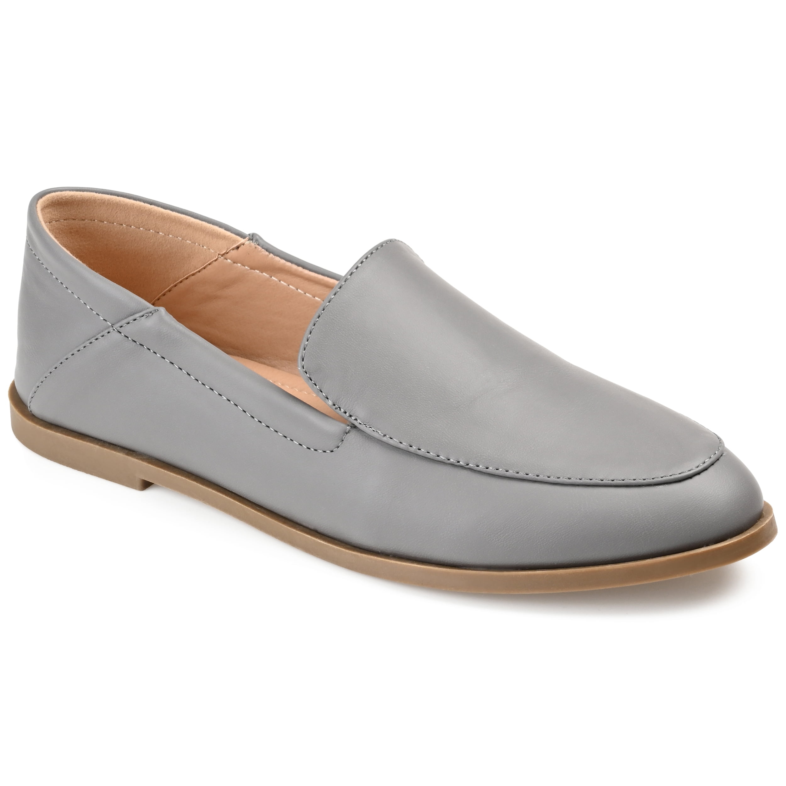 Journee Womens Corinne Tru Comfort Foam Wide Width Slip On Almond Toe ...