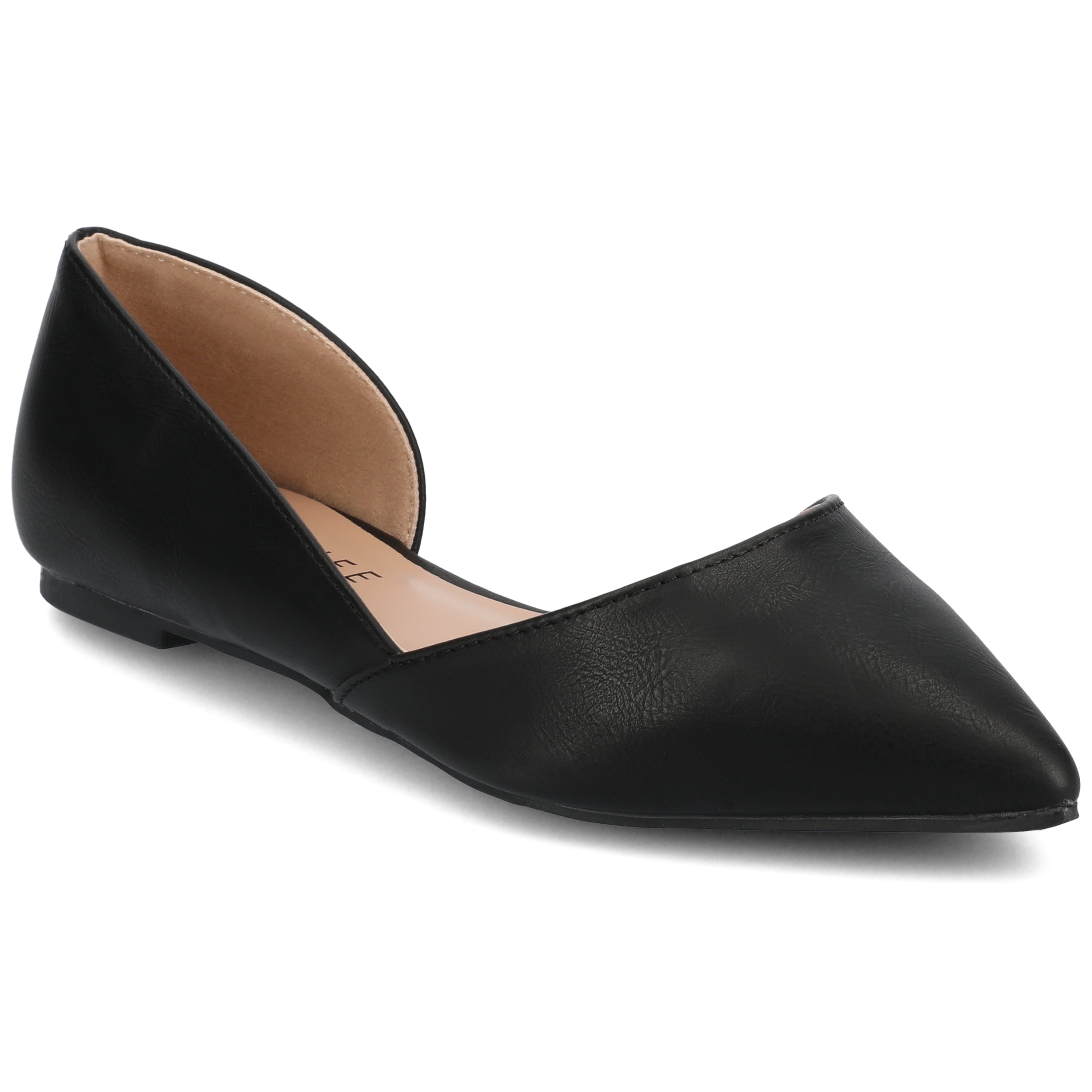 Journee Womens Cortni Slip On Pointed Toe D'Orsay Flats, Widths ...