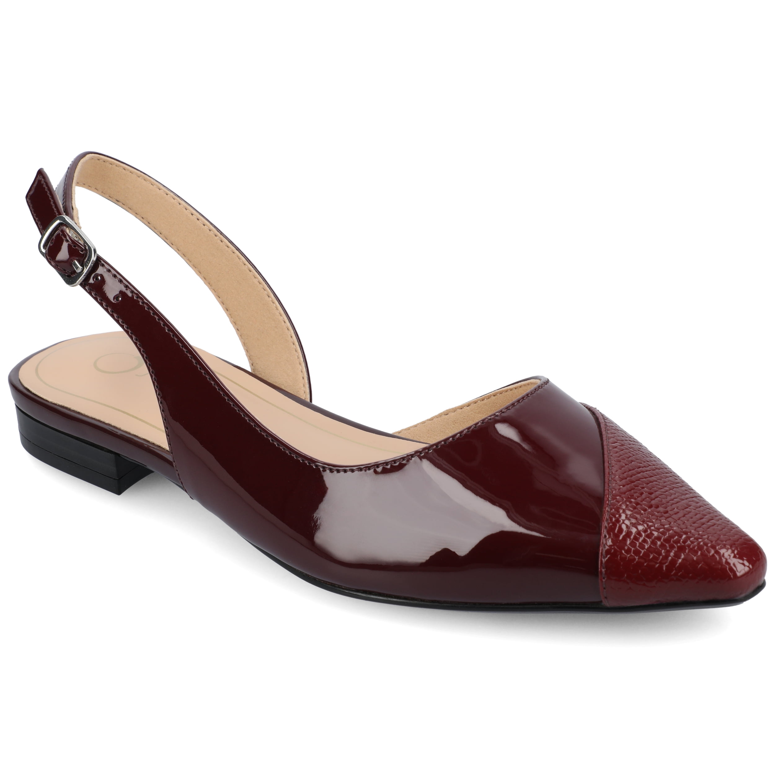 Journee Womens Daphnne Sling Back Pointed Toe Flats, Widths Available ...