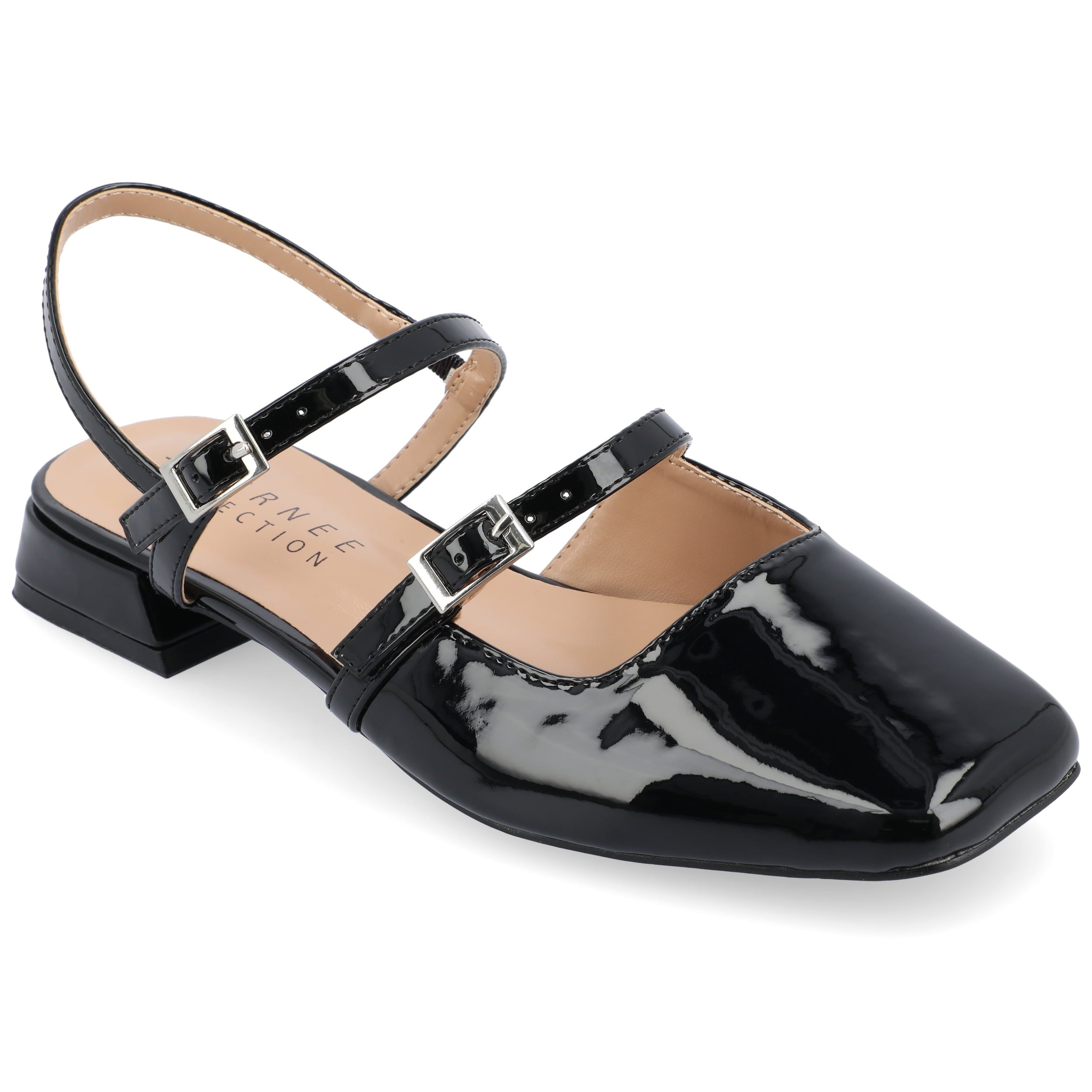 Journee Womens Gretchenn Wide Width Multi Strap Square Toe Mary Jane ...