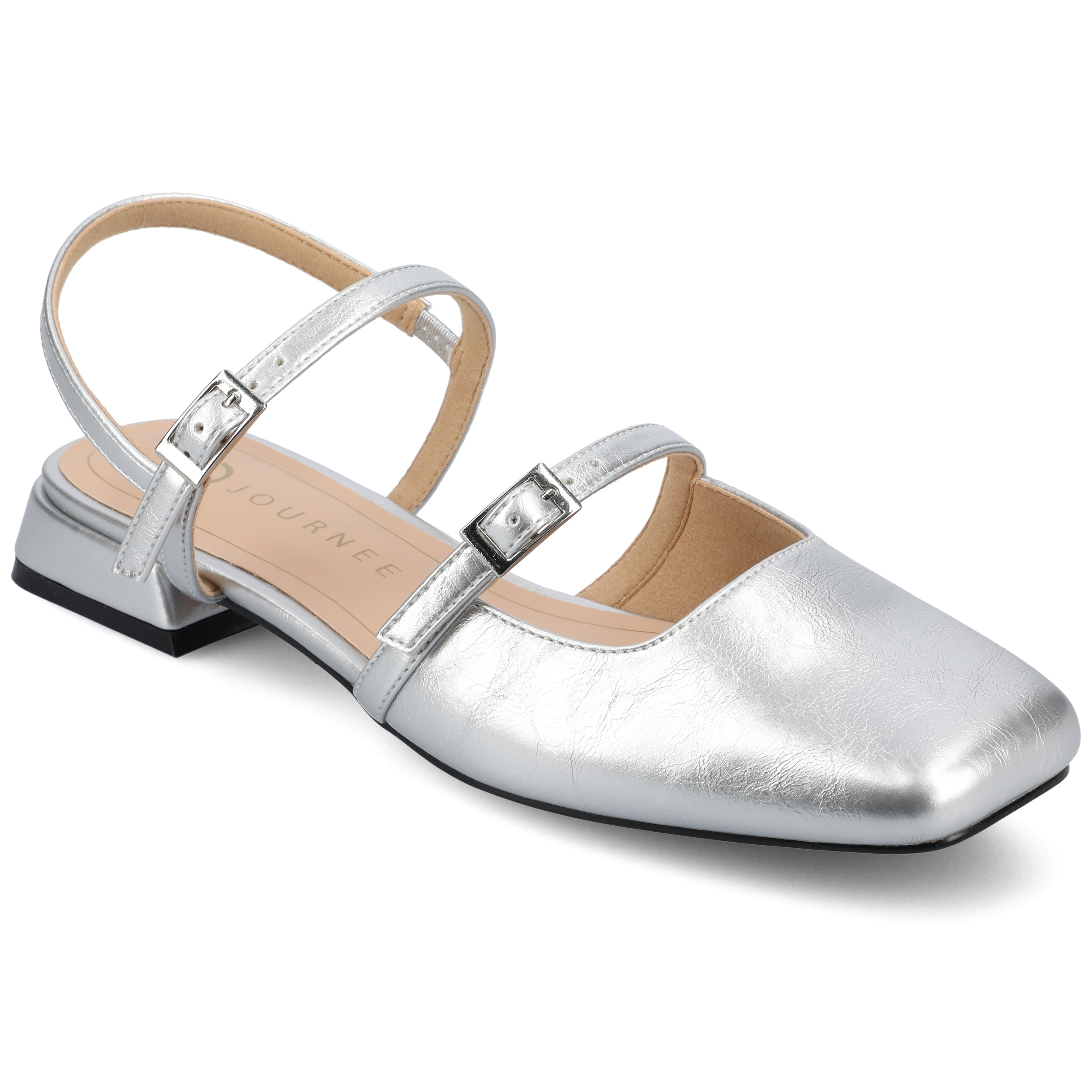 Journee Womens Gretchenn Wide Width Multi Strap Square Toe Mary Jane ...