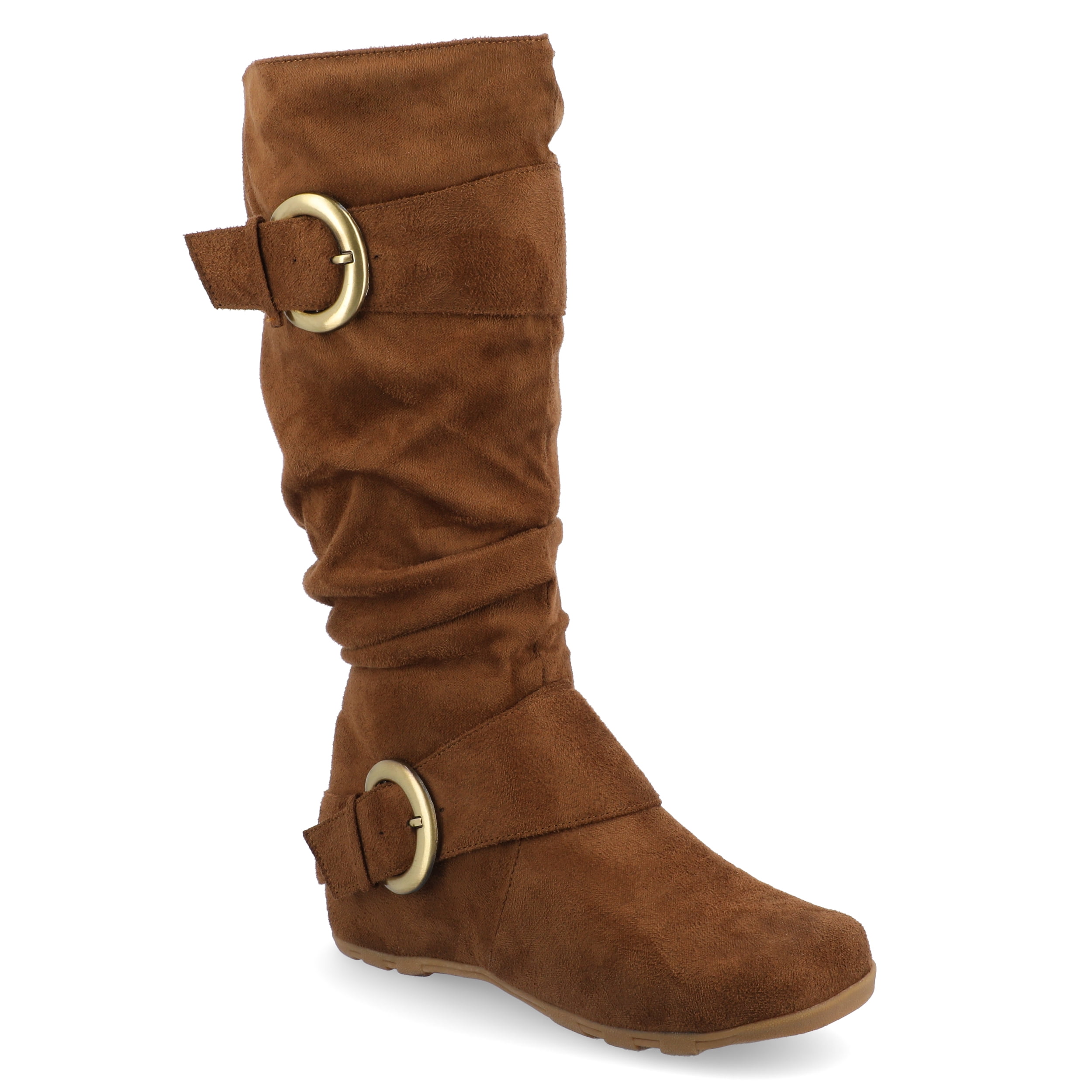 Journee Womens Jester-01 Hidden Wedge Riding Boots - Walmart.com