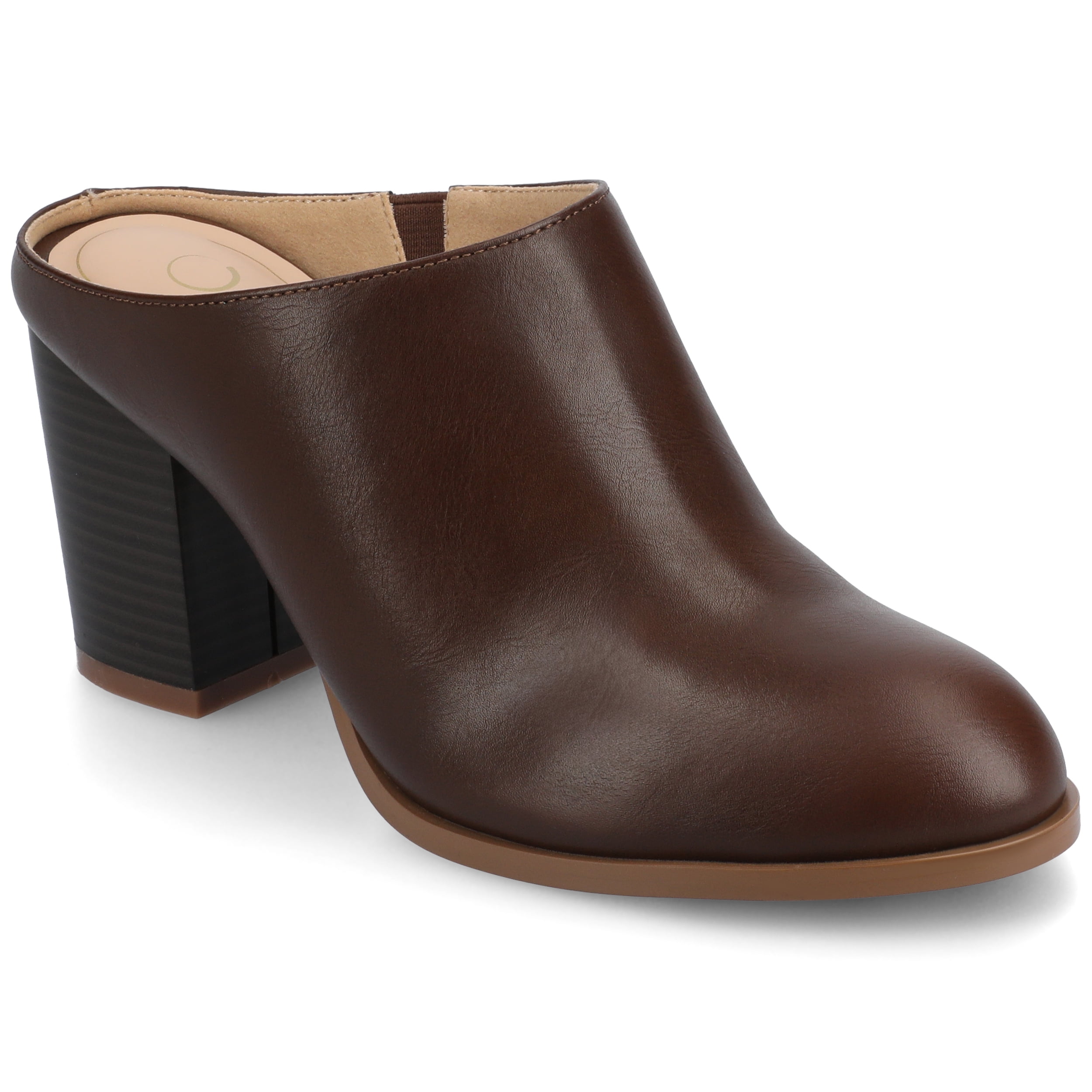 Journee Womens Kendra Open Heeled Pointed Toe Comfort Pumps - Walmart.com