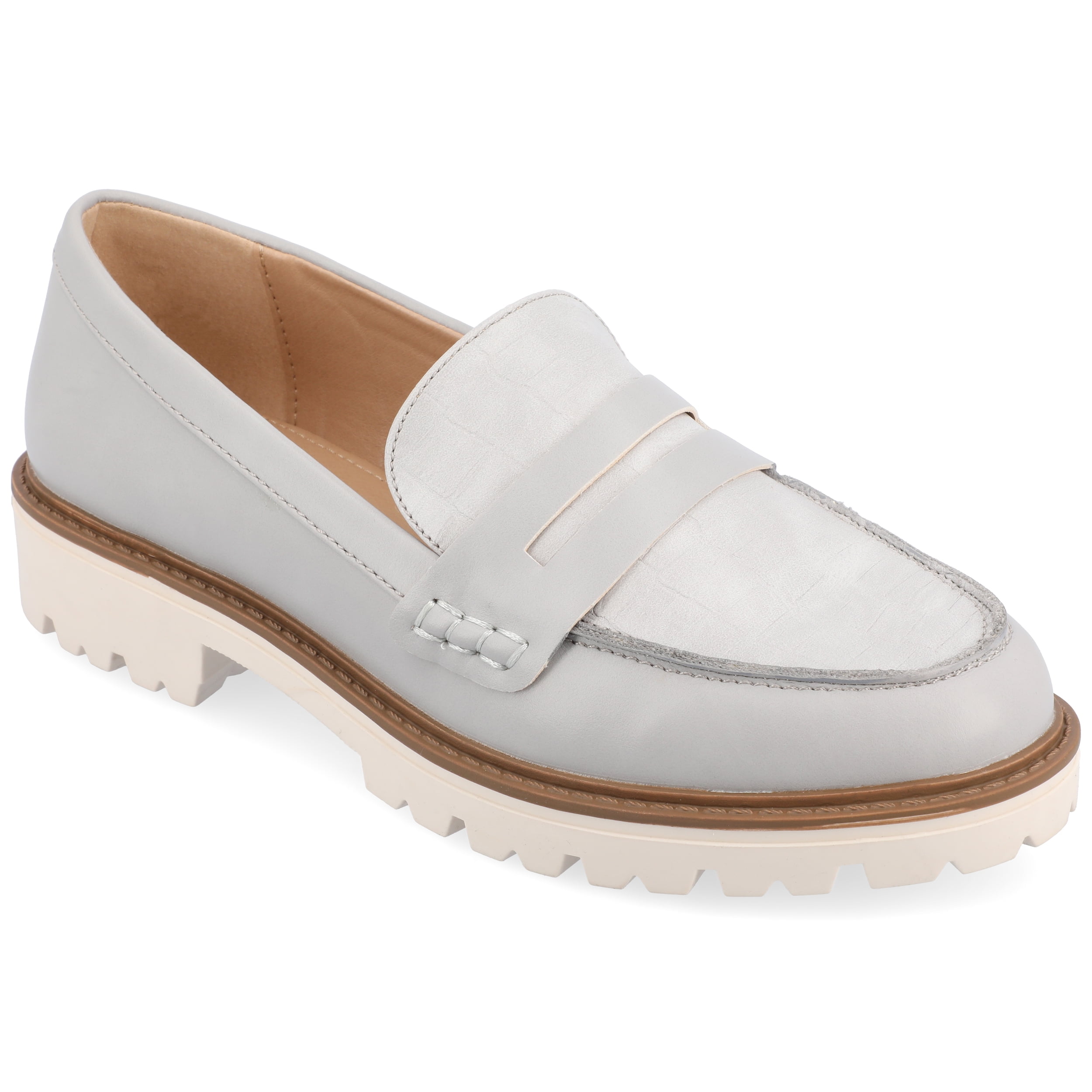 Journee Womens Kenly Narrow Width Slip On Round Toe Loafer - Walmart.com