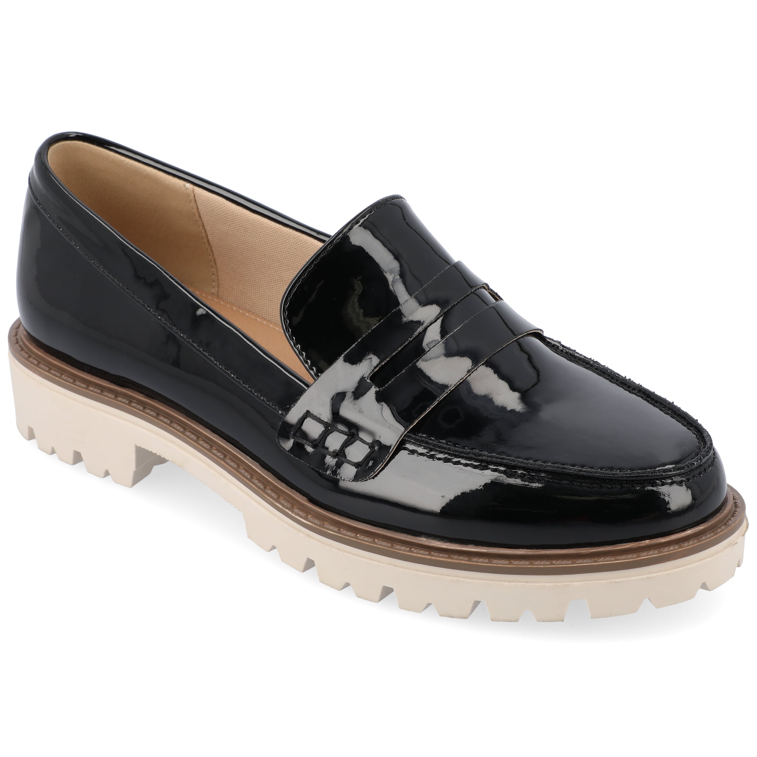 Journee Womens Kenly Narrow Width Slip On Round Toe Loafer - Walmart.com