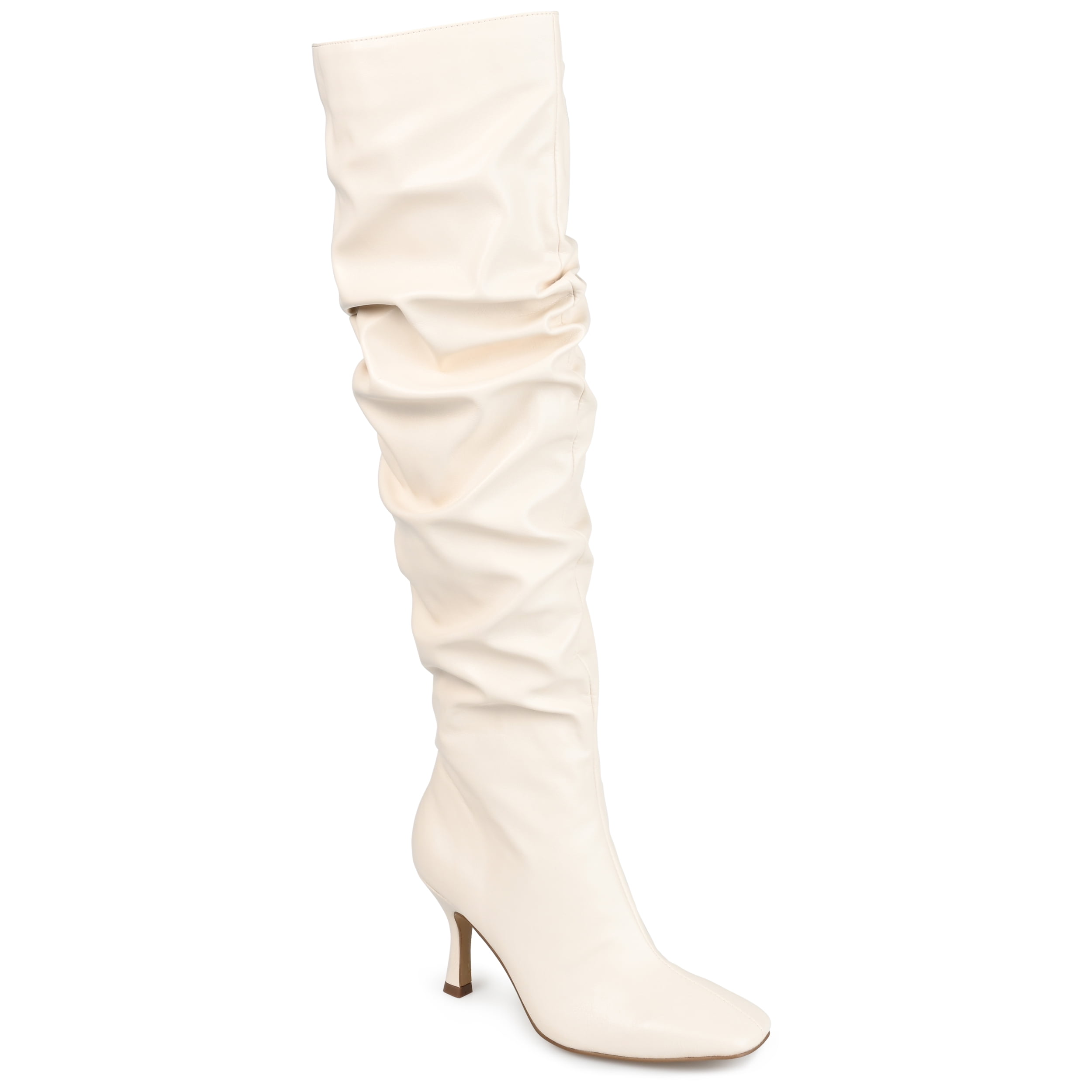 Journee Womens Kindy Extra Wide Calf Square Toe Over The Knee Boots ...