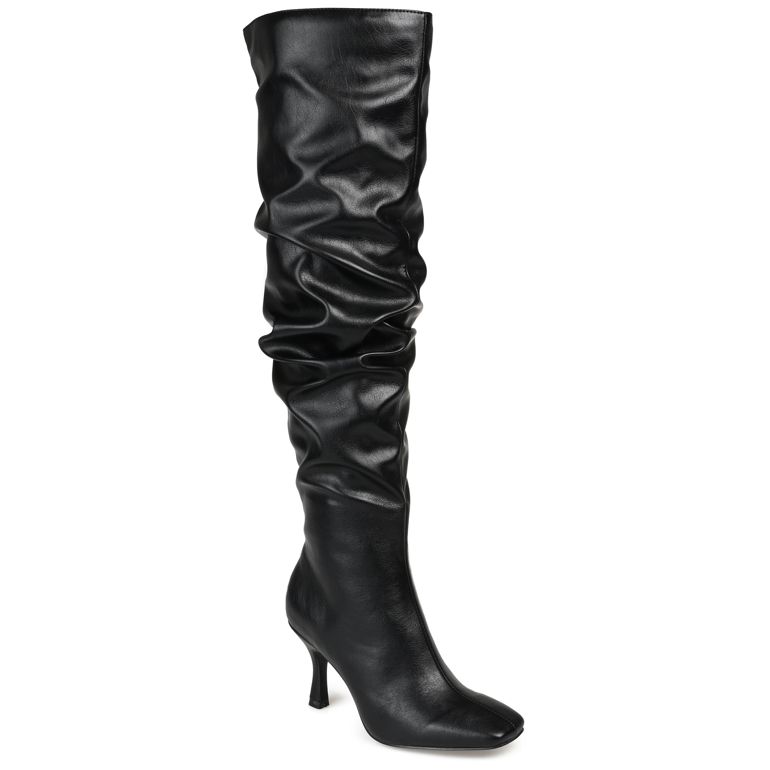 Journee Womens Kindy Extra Wide Calf Square Toe Over The Knee Boots ...