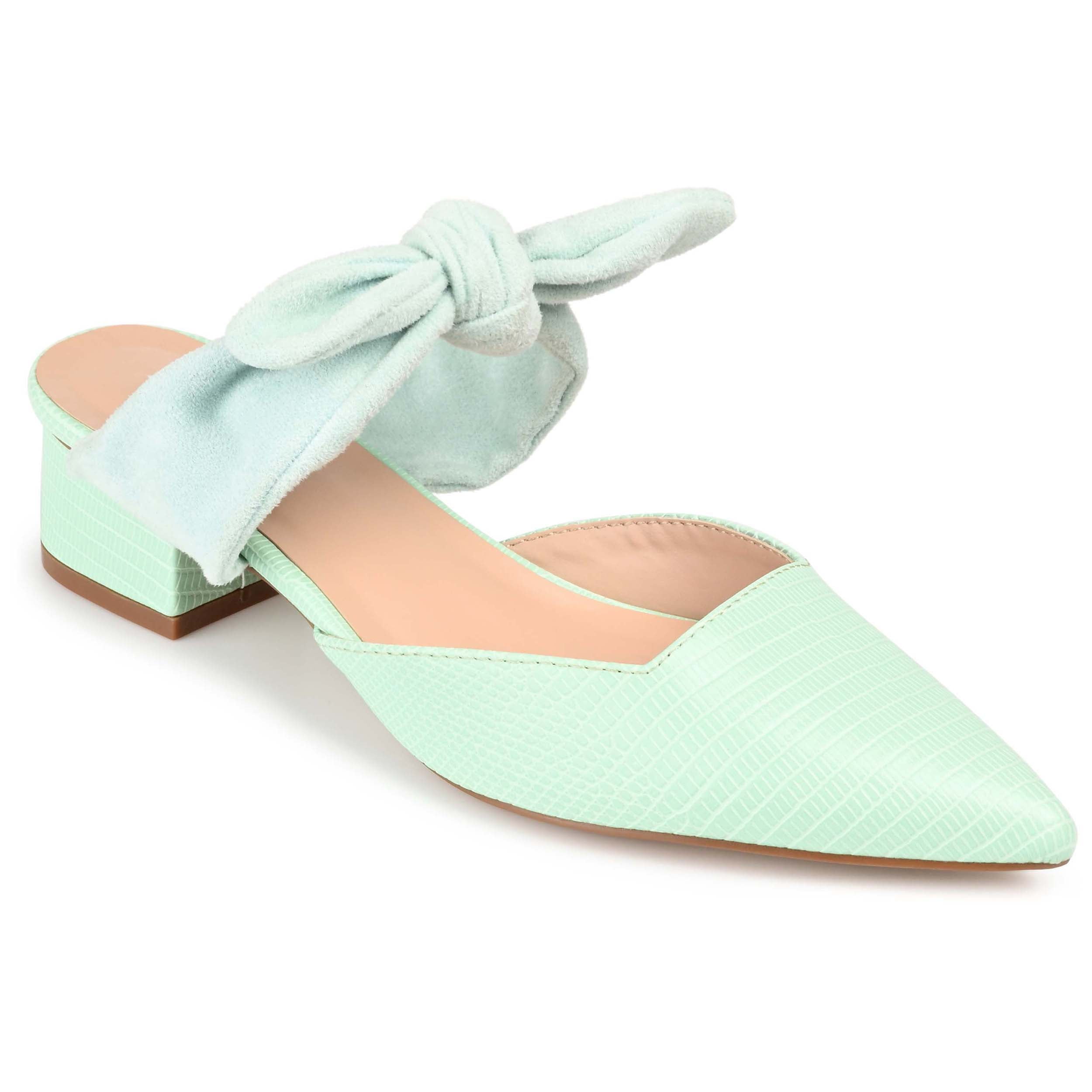 Journee Womens Melora Slip On Pointed Toe Mules Flats - Walmart.com
