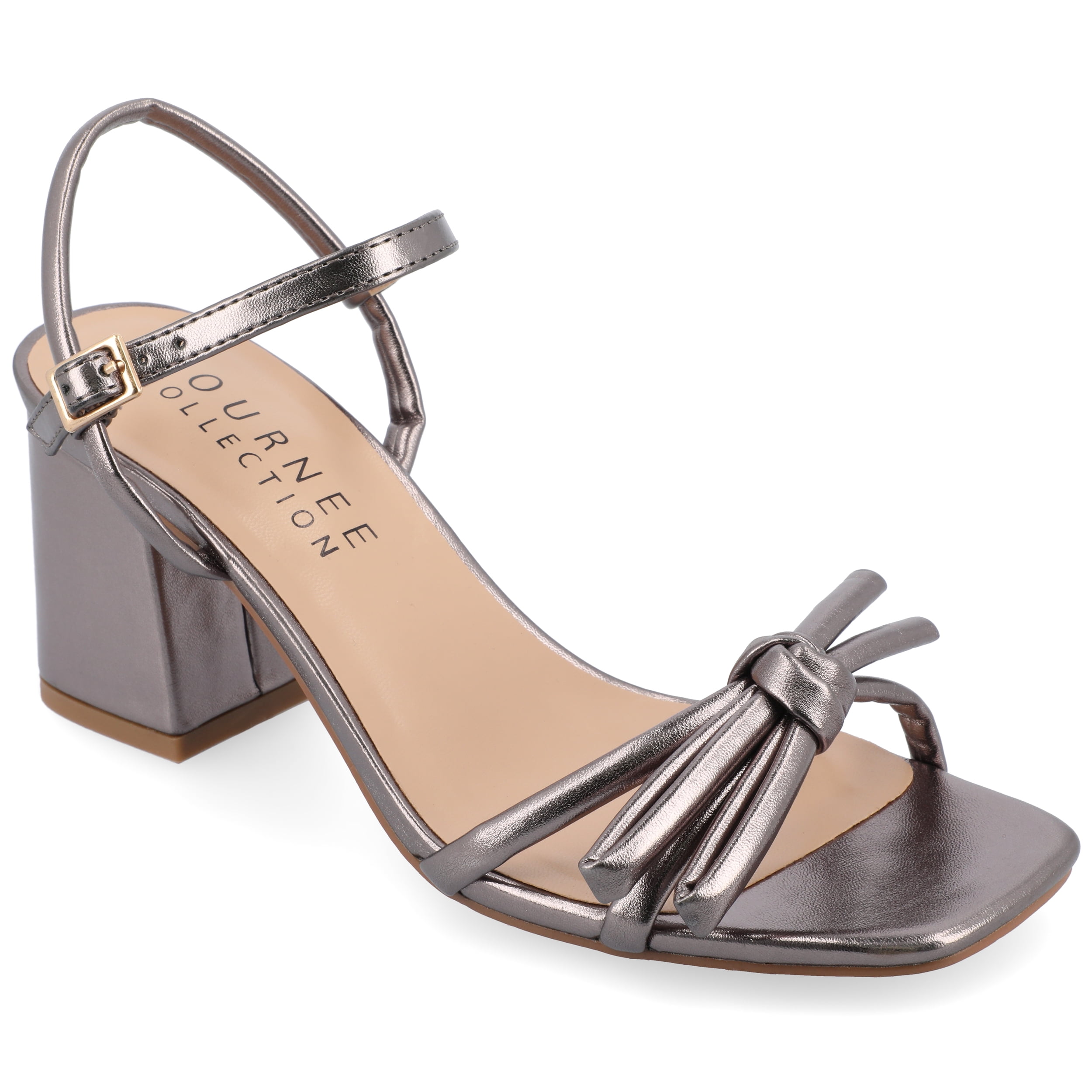 Journee Womens Meryl Light Puff Strap Dress Sandals - Walmart.com
