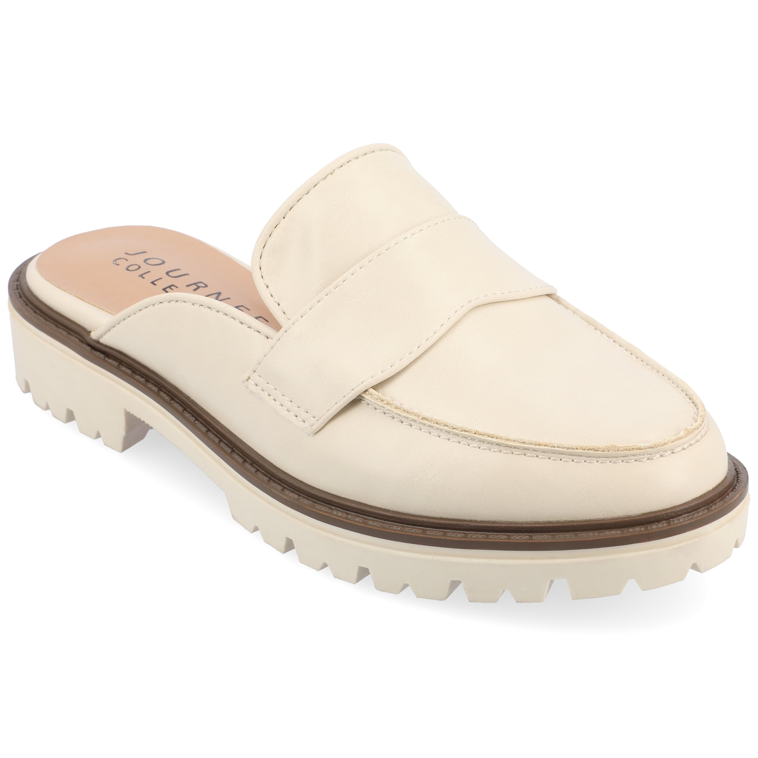 Journee Womens Miycah Slip On Mule Treaded Outsole Mary Jane - Walmart.com