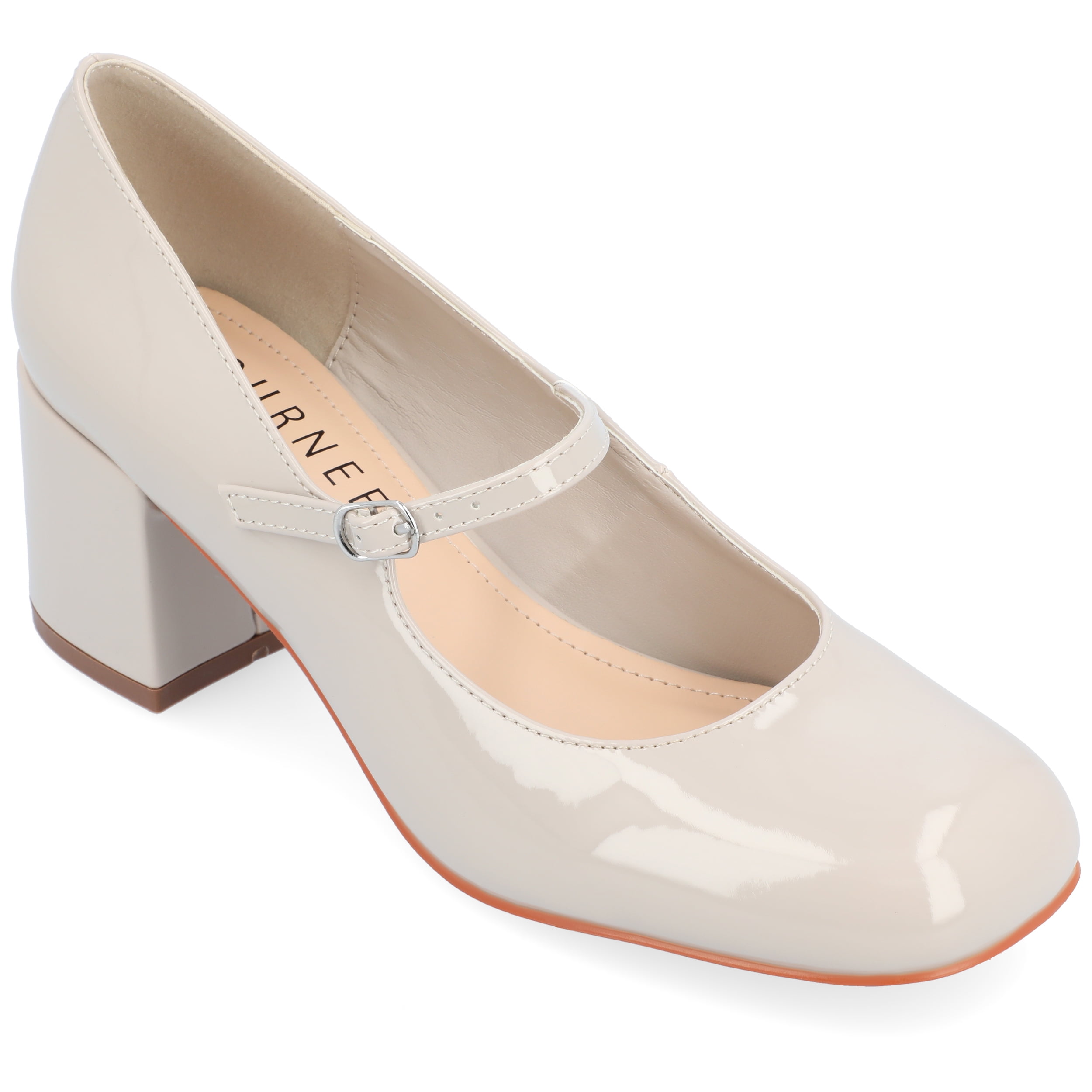 Journee Womens Okenna Low Heel Square Toe Pumps, Widths Available ...