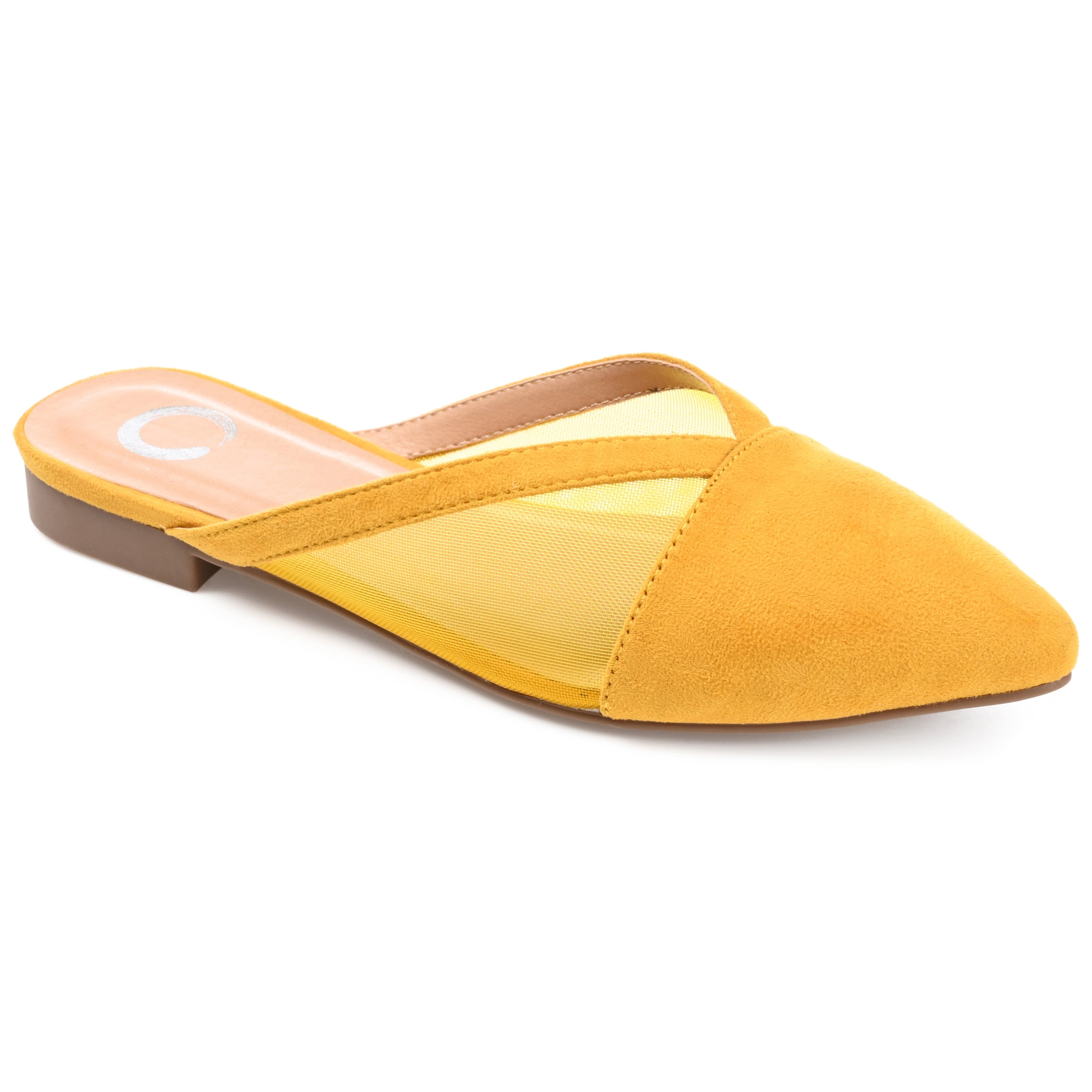 Journee Womens Reeo Slip On Pointed Toe Mules Flats - Walmart.com