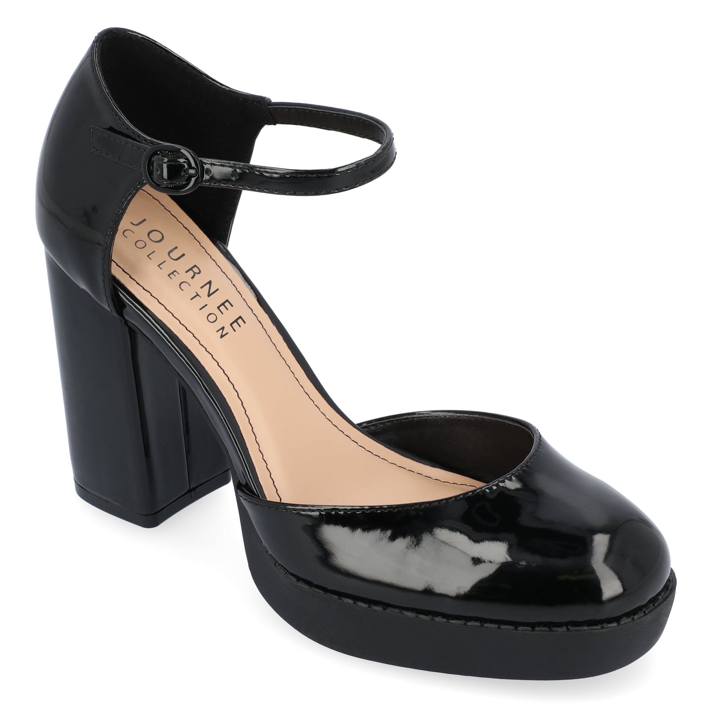 Journee Womens Samarr High Heel Round Toe Pumps - Walmart.com
