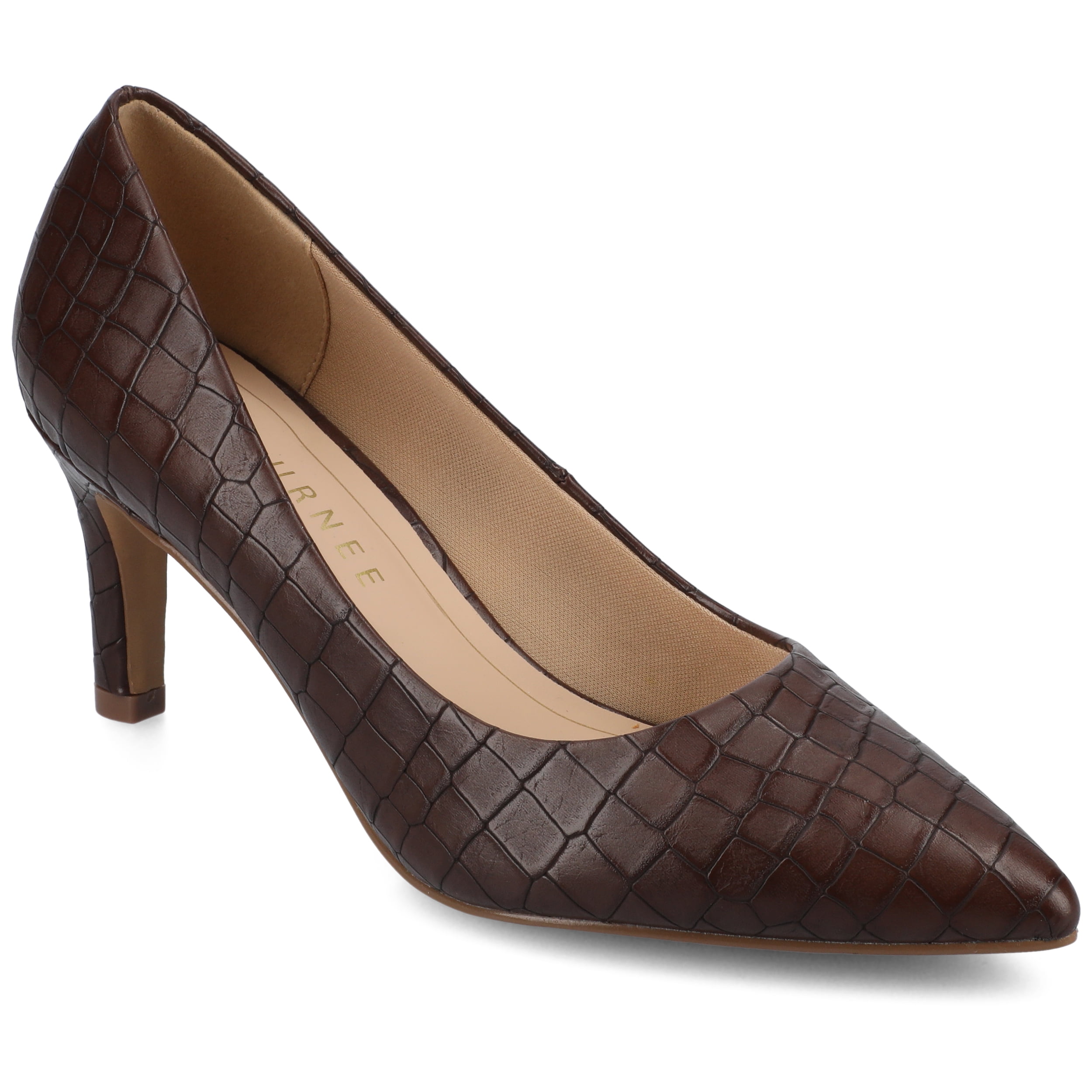 Journee Womens Scylee Slip On Stiletto Pointed Toe Pumps, Widths ...