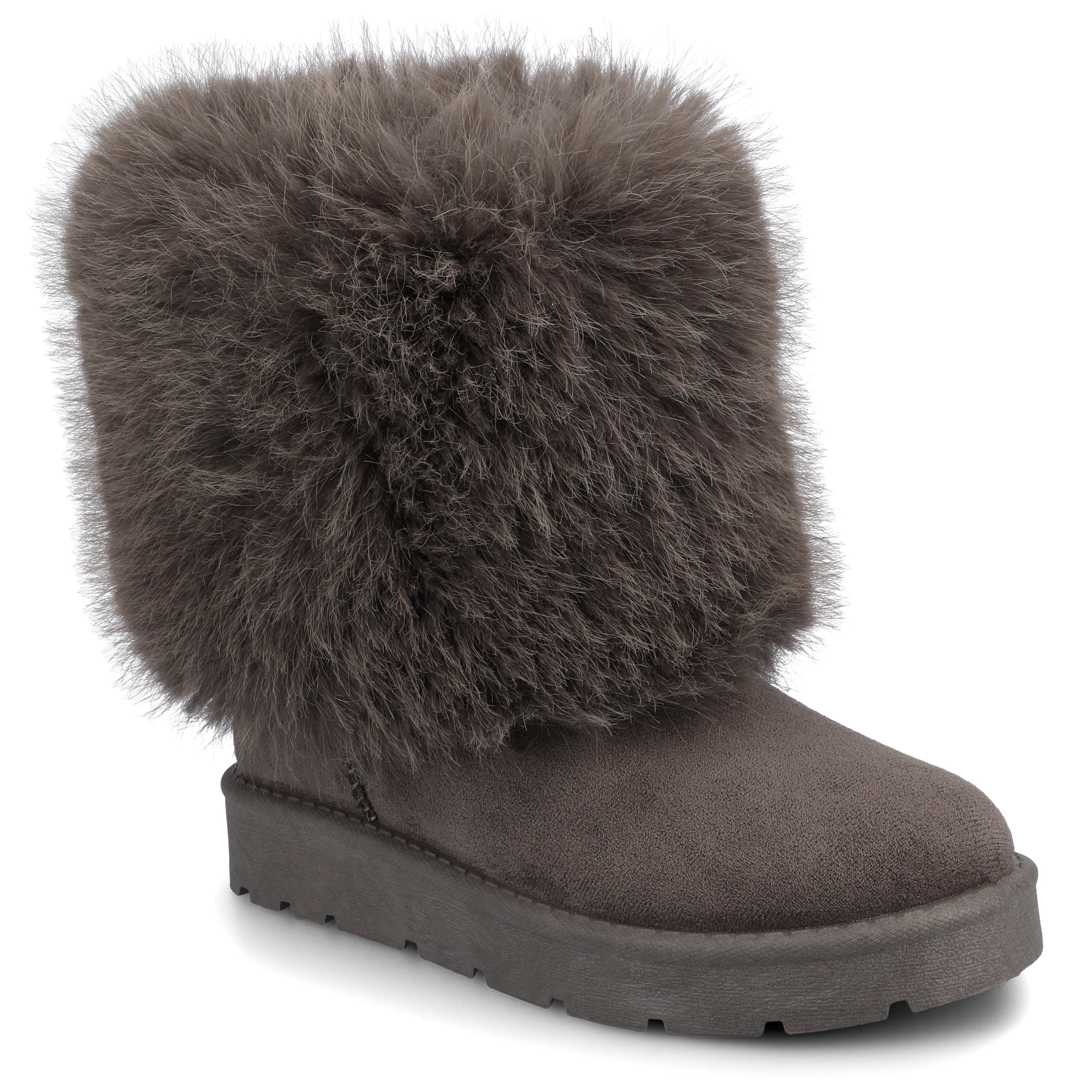 Journee Womens Shanay Round Toe Pull On Winter Cold Weather Booties ...