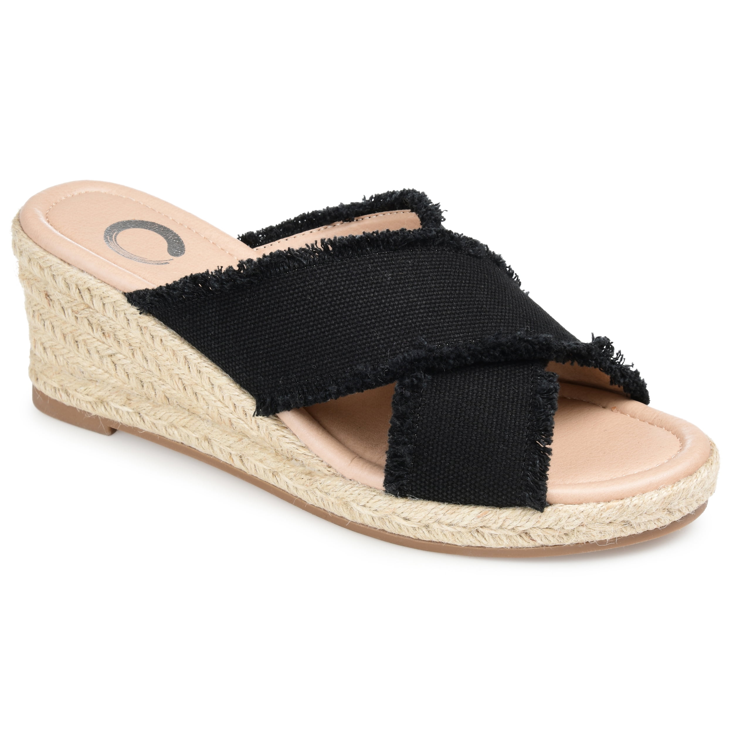 Journee Womens Shanni Wedge Heel Espadrille Sandals - Walmart.com