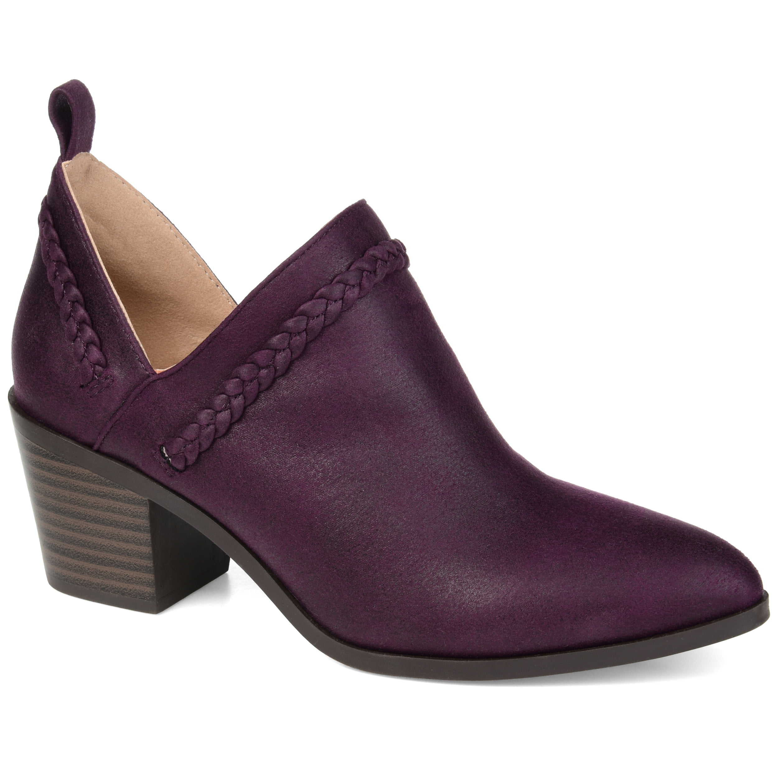 Journee Womens Sophie Pull On Stacked Heel Booties - Walmart.com