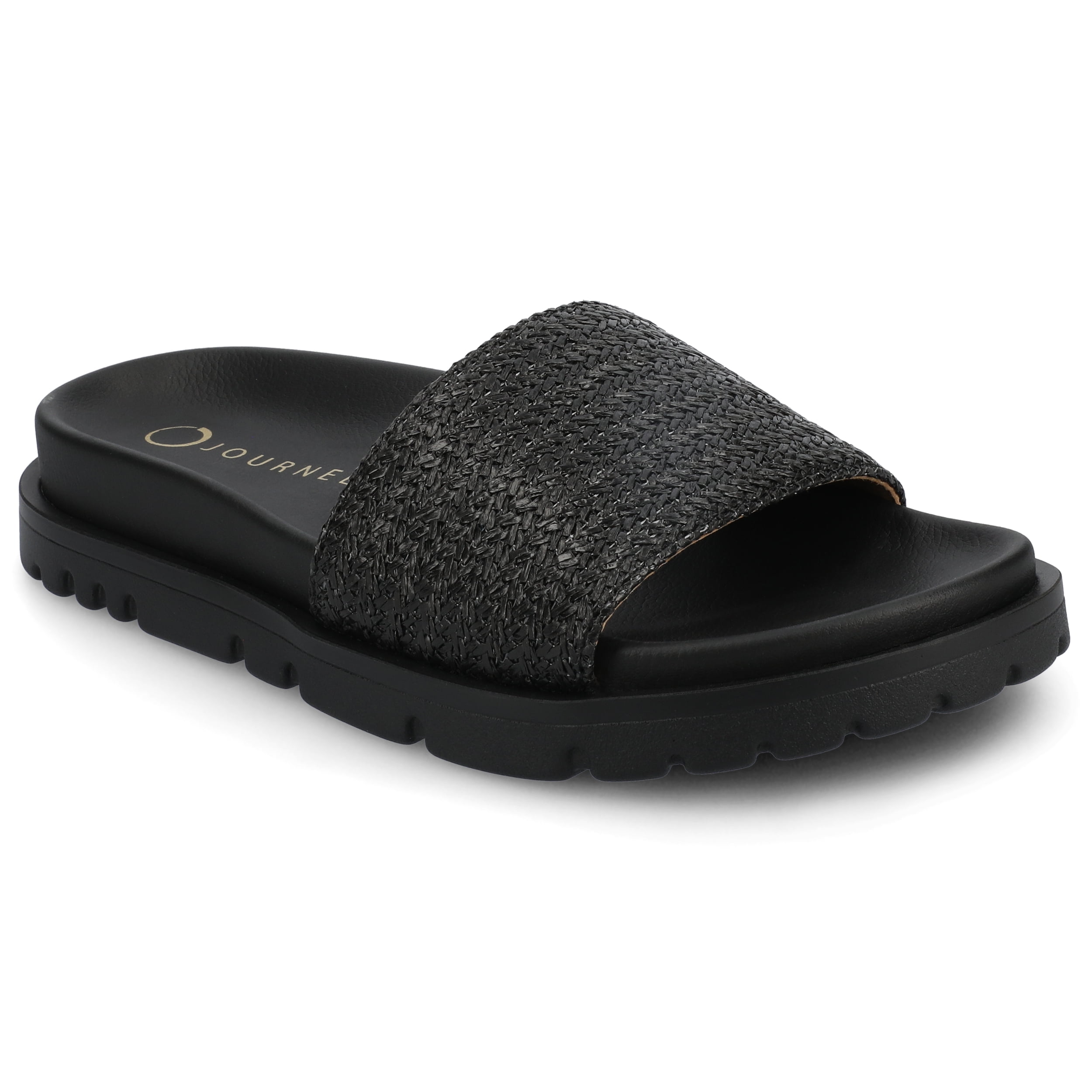 Journee Womens Starr Slip On Treaded Outsole Sport Sandals - Walmart.com