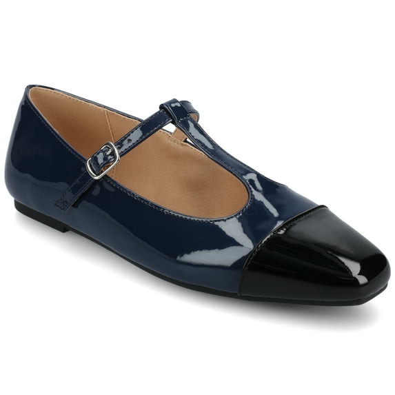 Walmart Black Friday Deals 2025 - Journee Womens Theah T-Strap Cap Toe ...