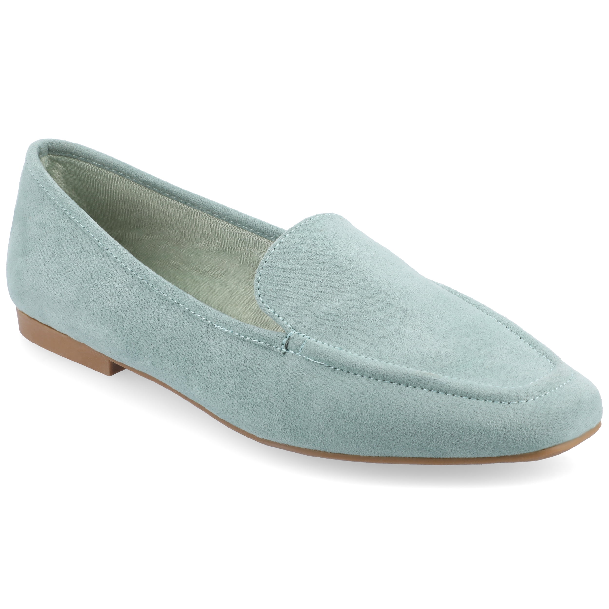 Journee Womens Tullie Slip On Square Toe Loafer Dress Flats - Walmart.com