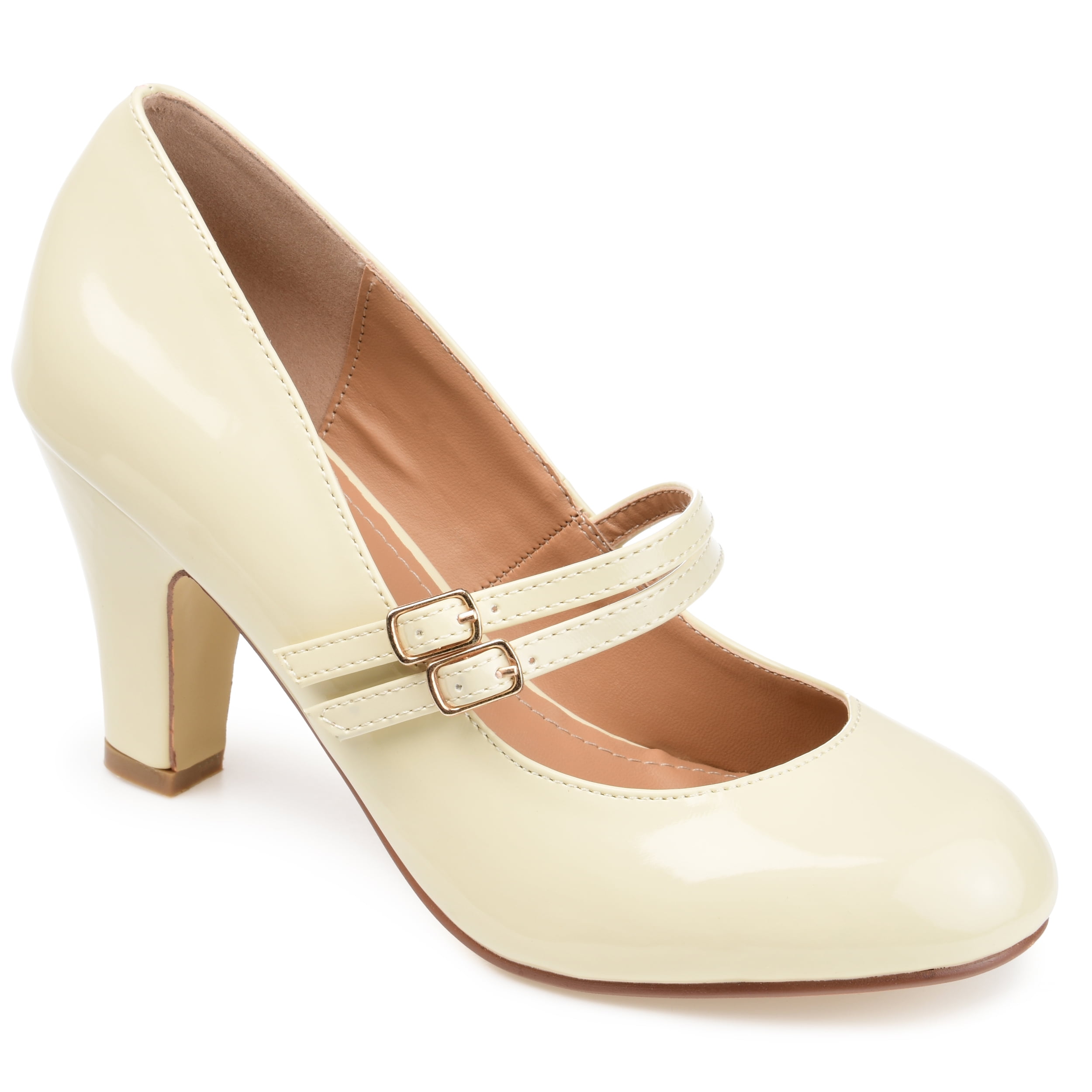 Journee Womens Wendy-09 Round Toe High Block Heel Pumps - Walmart.com