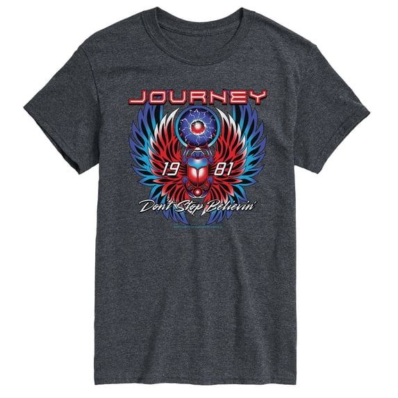 Journey - 1981 Don't Stop Believin' - Men's Short Sleeve Graphic T ...