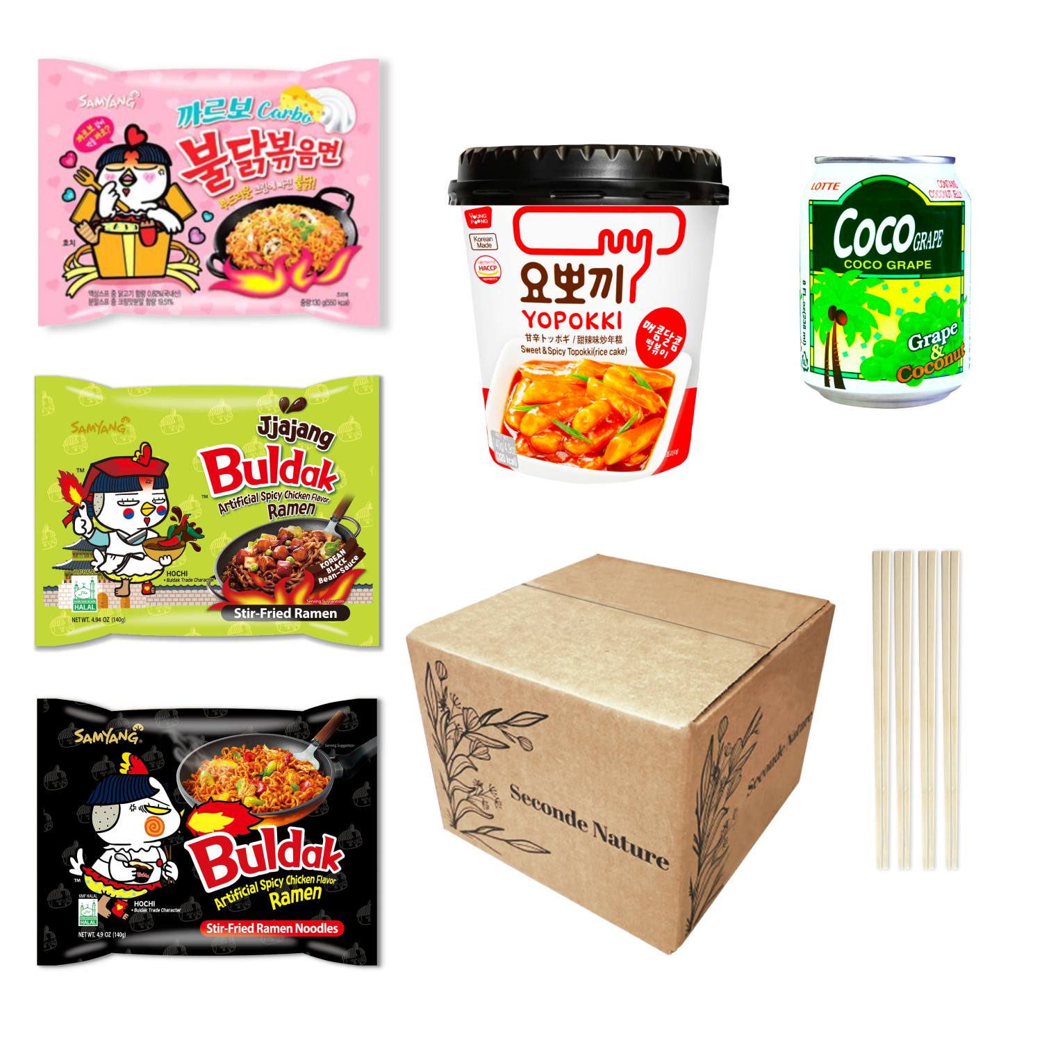 [10 Packs] Samyang Cream Carbo Buldak Spicy Chicken Stir Fried Noodle ...