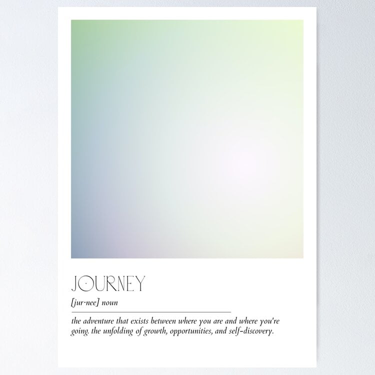 Journey Definition UNFRAMED Poster, 24x36 - Walmart.com