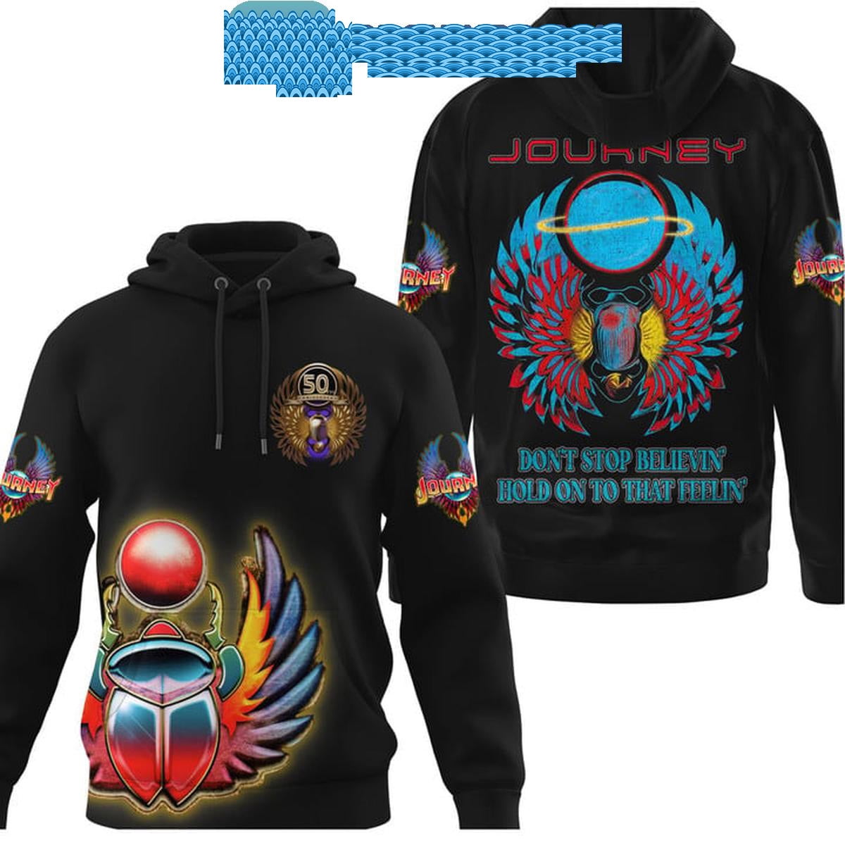 Journey Dont Stop BelievinHold On To That FeelinHoodie T-Shirt ...