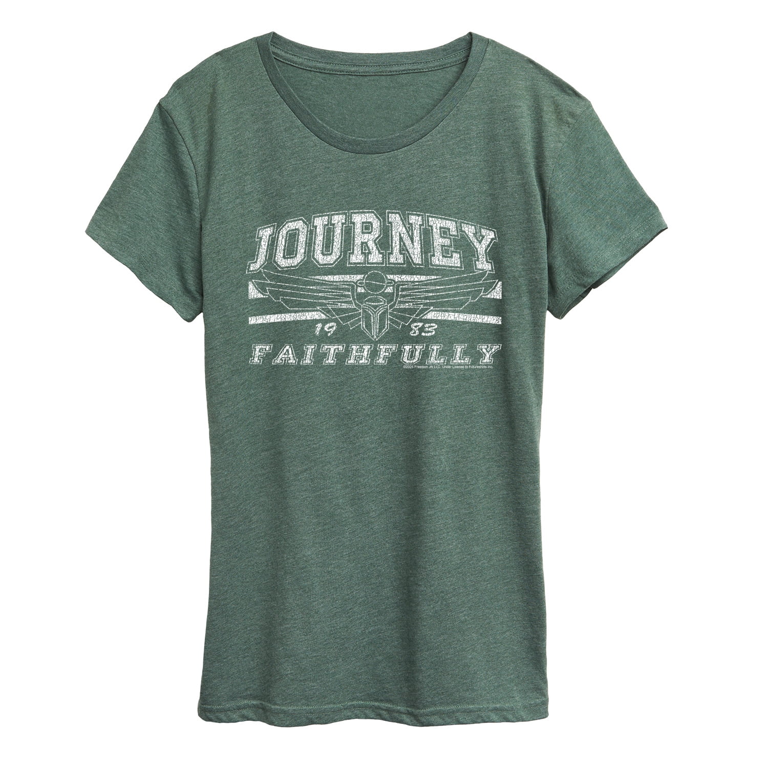 Journey - Faithfully - Women's Short Sleeve Graphic T-Shirt - Walmart.com