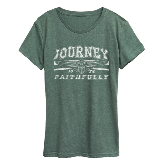 Journey - Faithfully - Women's Short Sleeve Graphic T-Shirt - Walmart.com