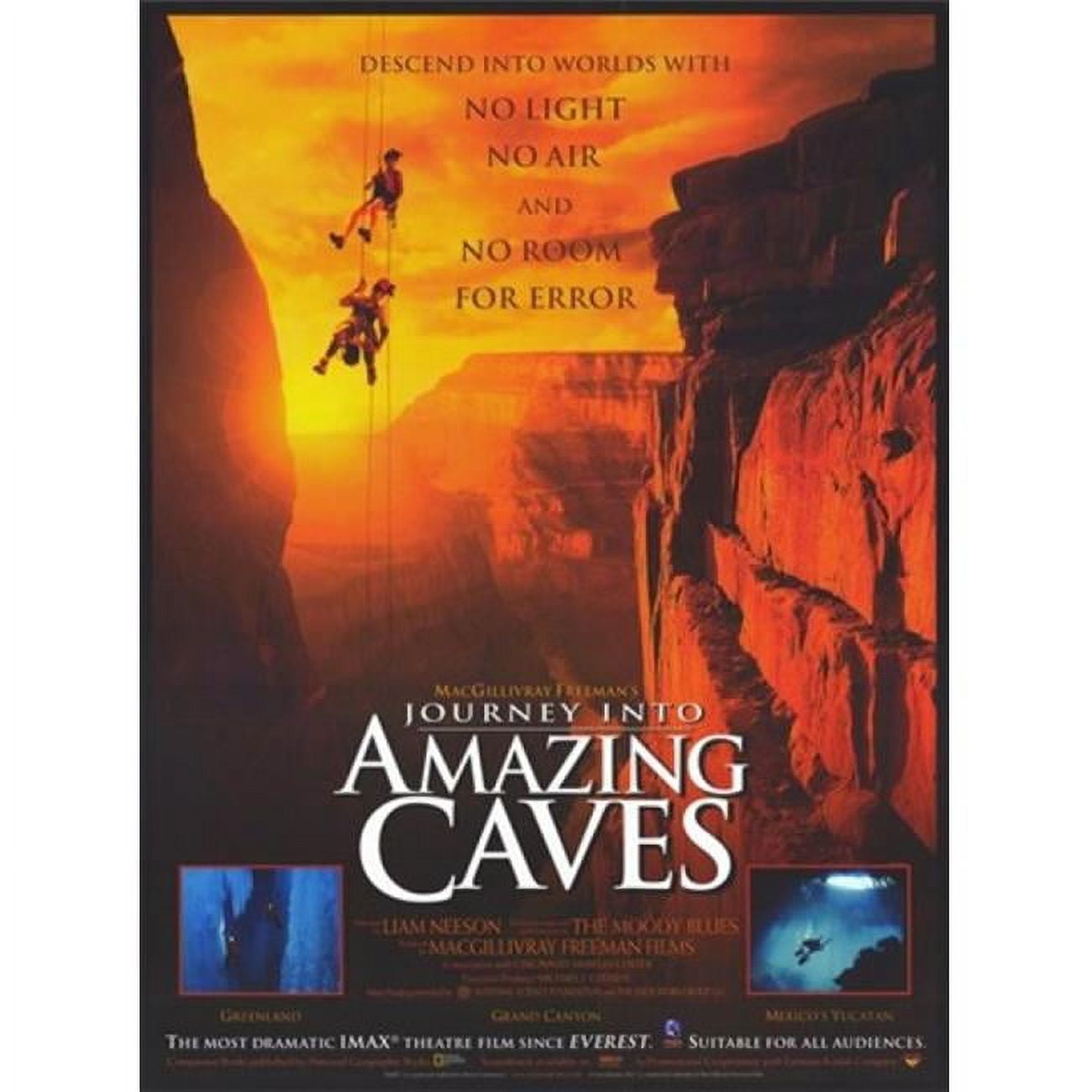 Journey Into Amazing Caves Imax Movie Poster - 11 x 17 in. - Walmart.com