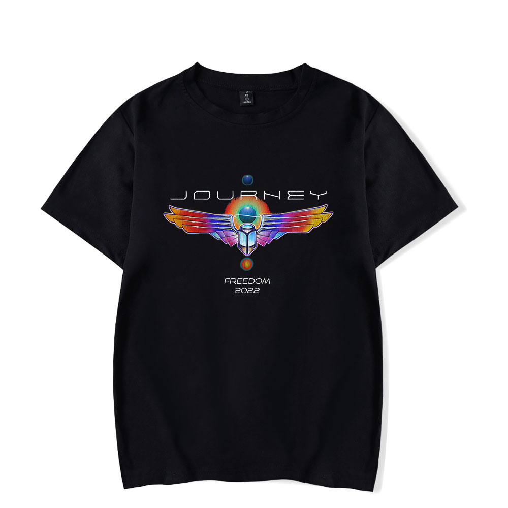 Journey Merch T-Shirt Freedom Tour 2022 Short Sleeve Top Tees - Walmart.com