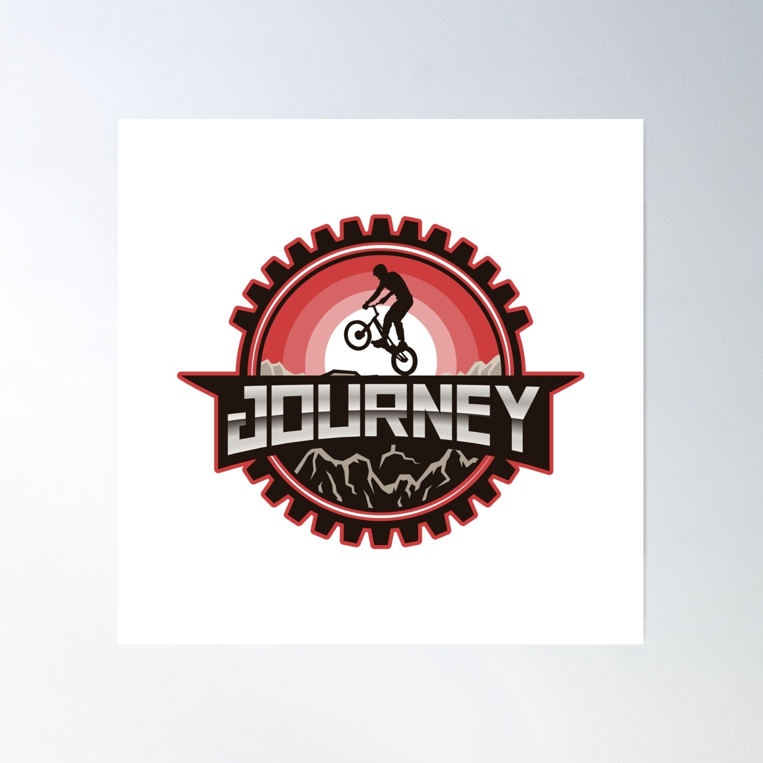 Journey Poster Wall Art, Modern Wall Decor, 16x16 UNFRAMED - Walmart.com