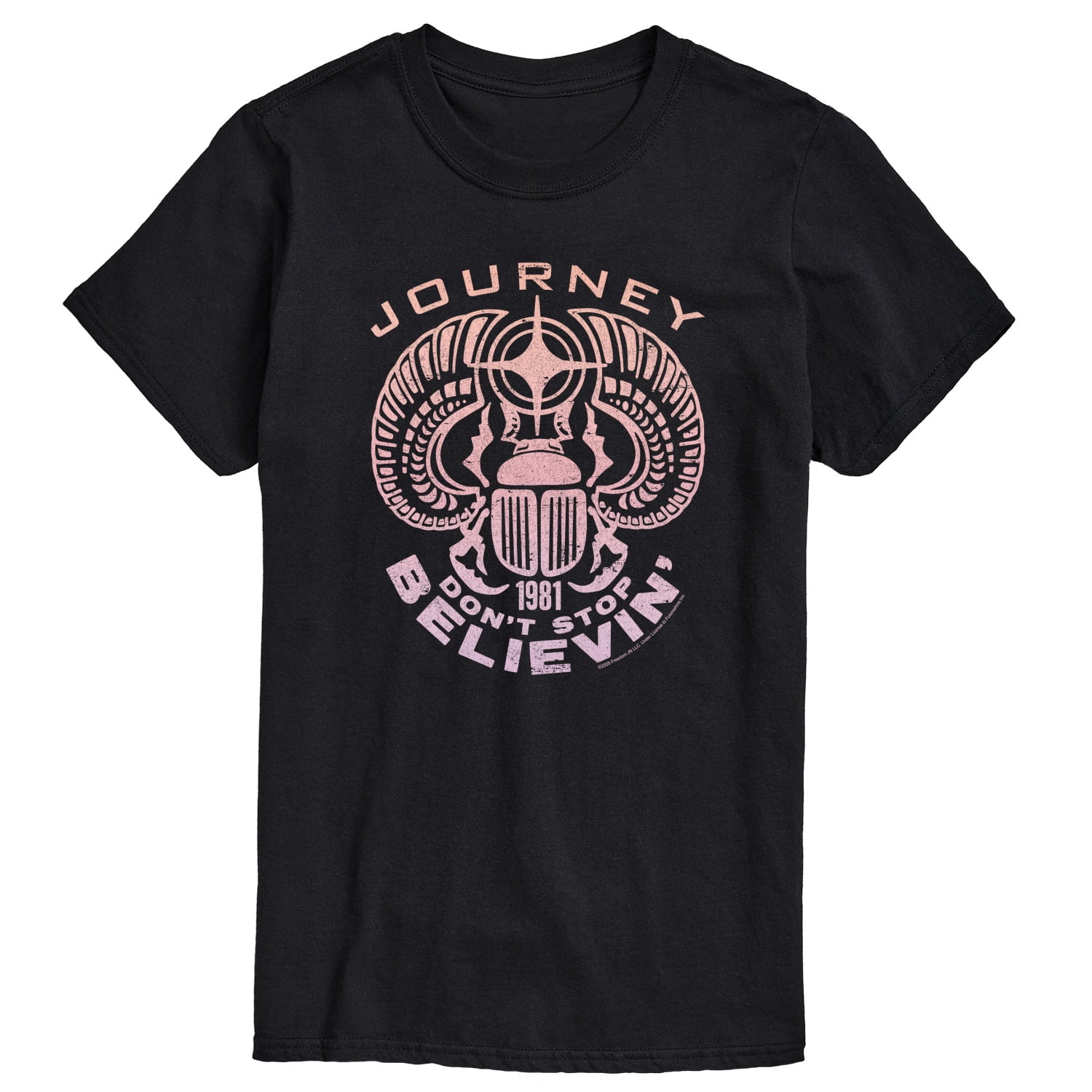Journey - Scarab Don't Stop Believin' - Men's Short Sleeve Graphic T ...