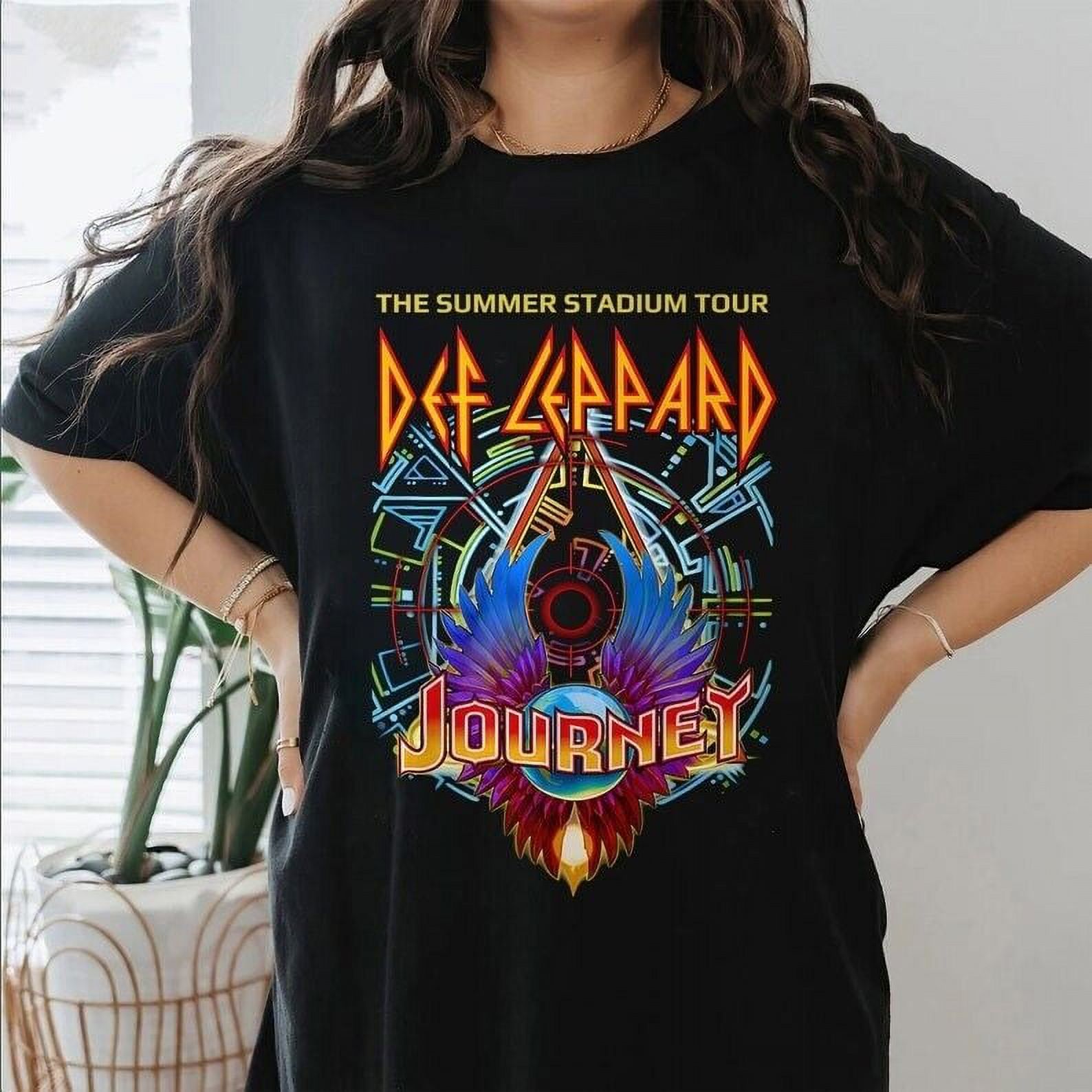 Journey Summer Stadium Tour 2024 Shirt, Journey Tour T-Shirt, Def ...