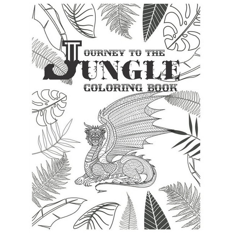 rainforest coloring book pages