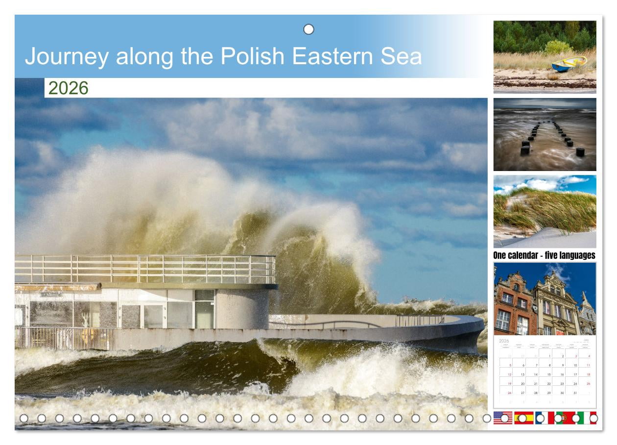 Journey along the Polish Eastern Sea (Monthly Wall Calendar 2026 16.5 x ...