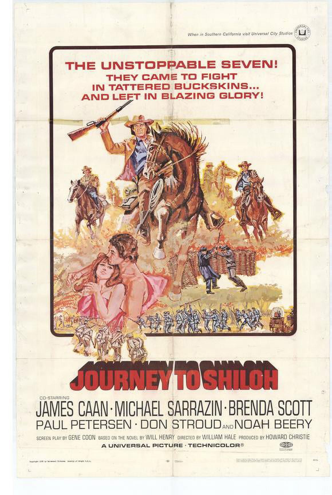 Journey to Shiloh - movie POSTER (Style A) (27" x 40") (1968) - Walmart.com