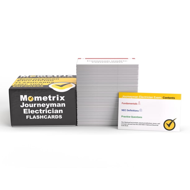 Journeyman Electrician Study Cards: Journeyman Electrician Exam Prep ...